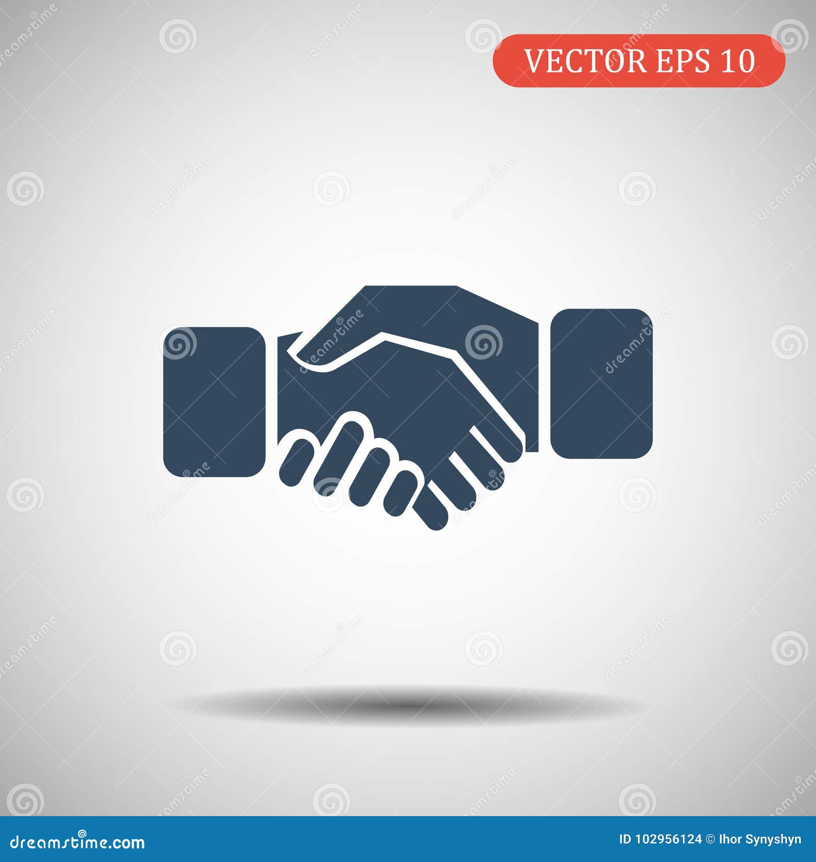 Business Handshake Icon. Illustration Stock Illustration - Illustration ...