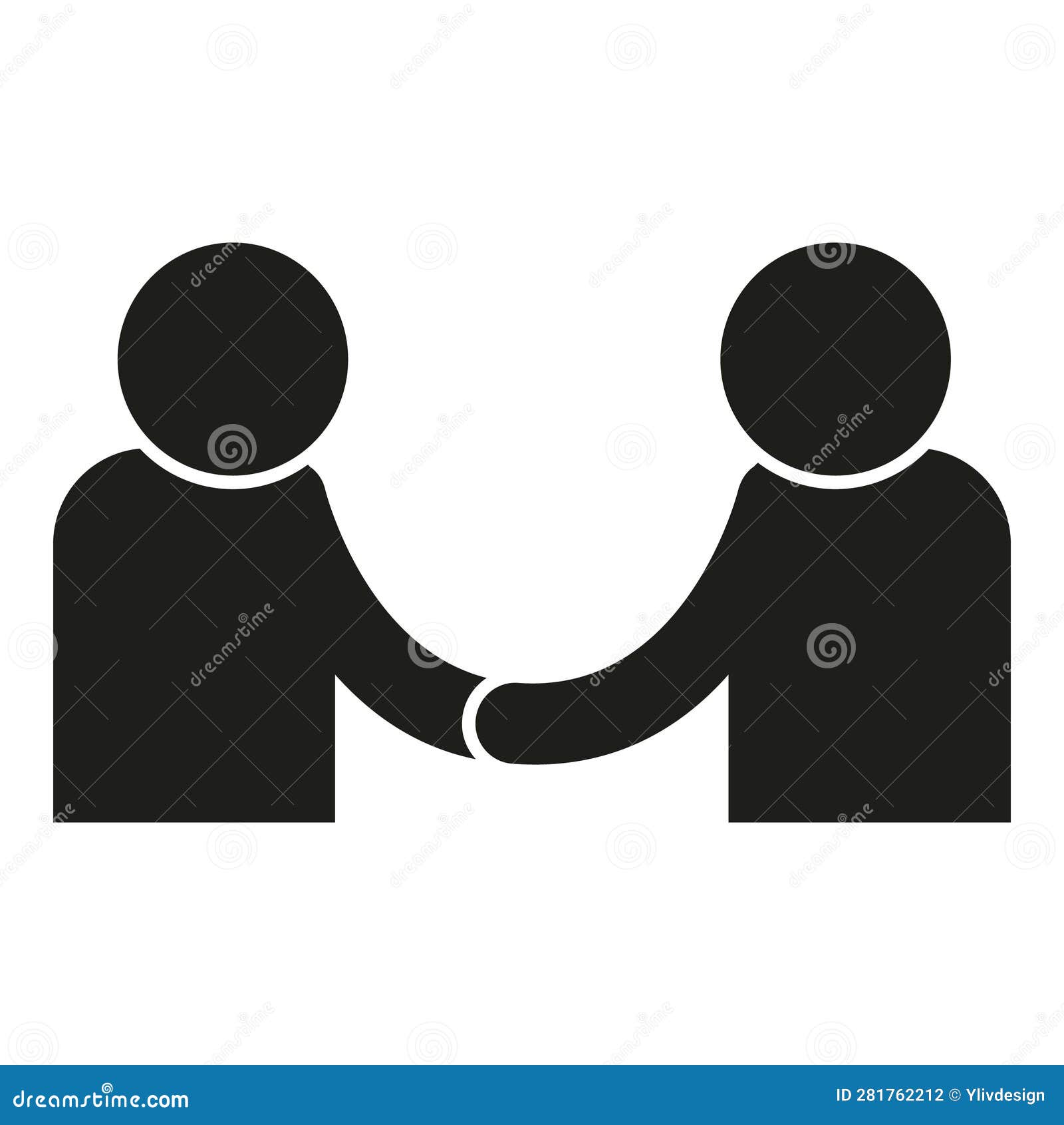 Business Handshake Icon Simple Vector. Human Work Stock Vector ...