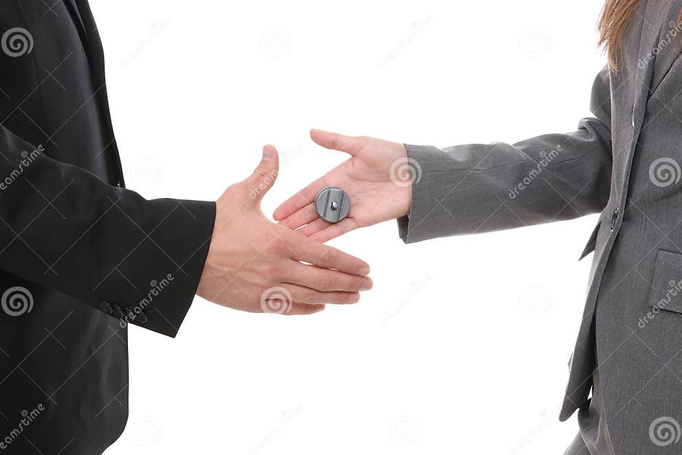 Business Handshake Joke stock image. Image of meeting - 8087561