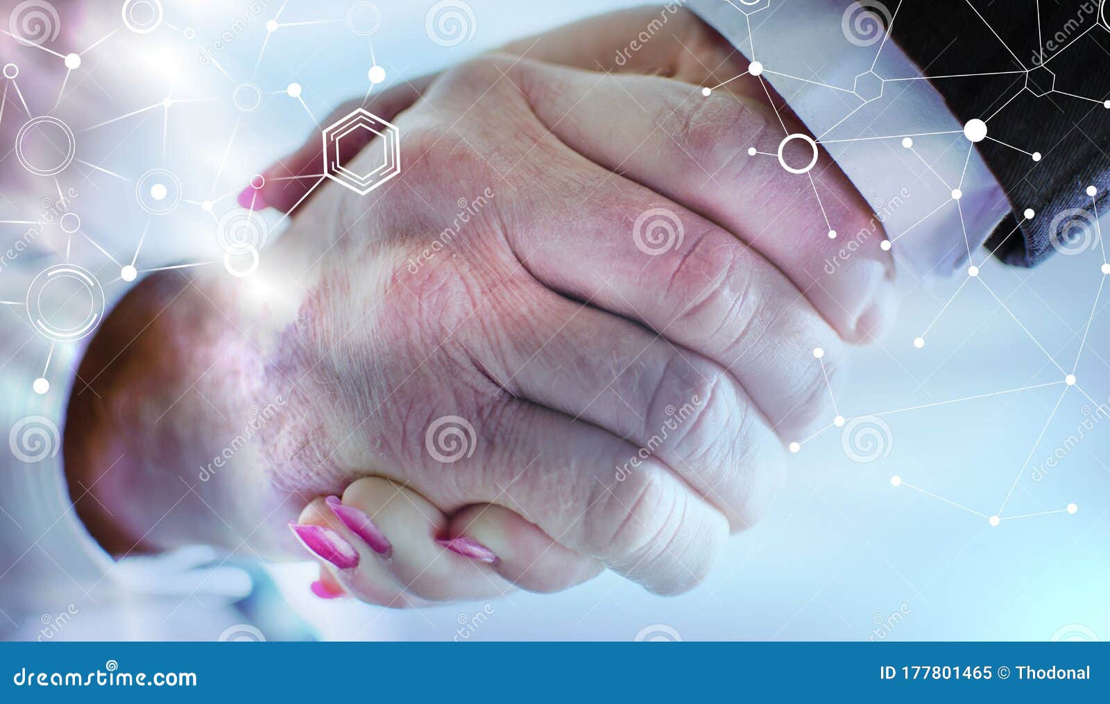 Business Handshake; Light Effect Stock Image - Image of trust, closeup ...