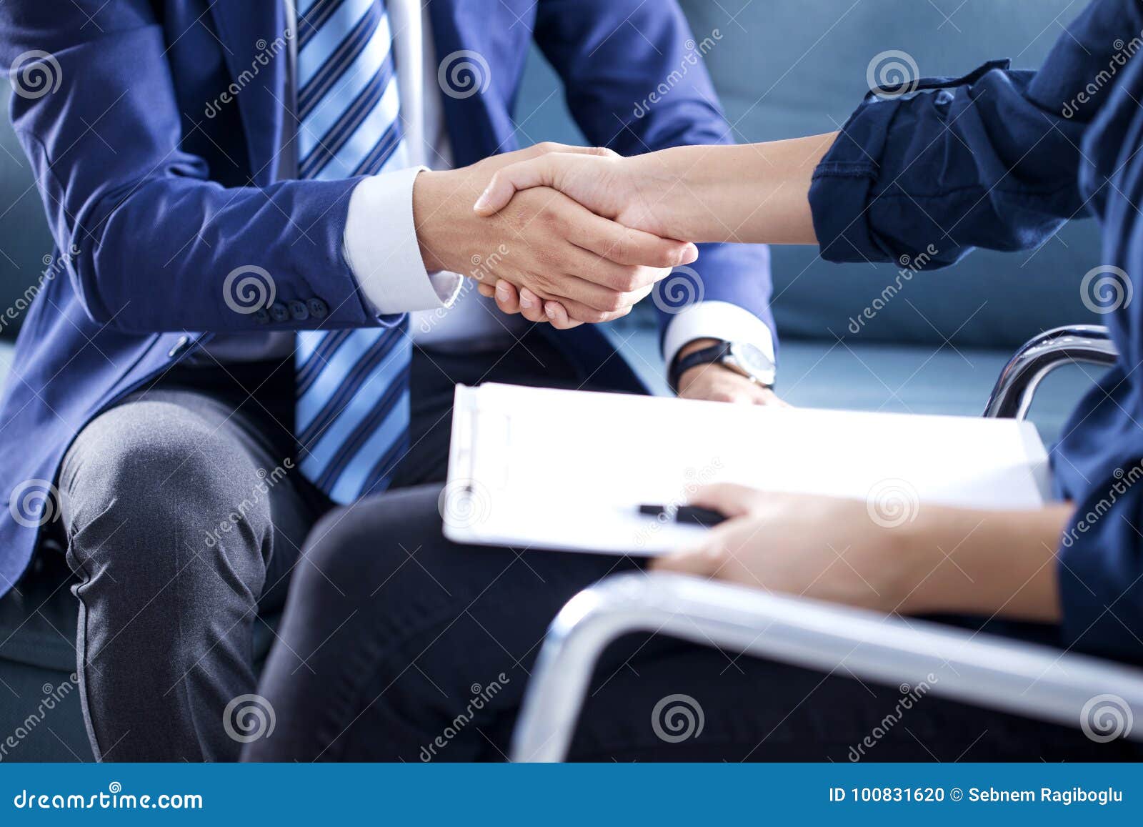 Business Handshake in the Office Stock Photo - Image of handshake ...