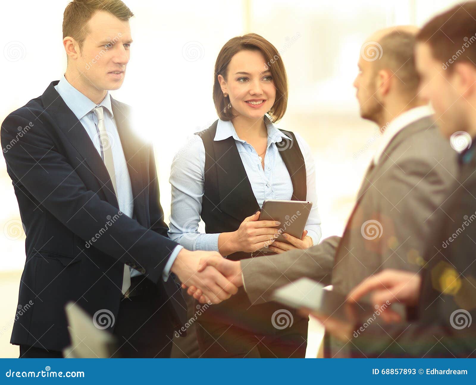 Business handshake stock image. Image of partner, group - 68857893