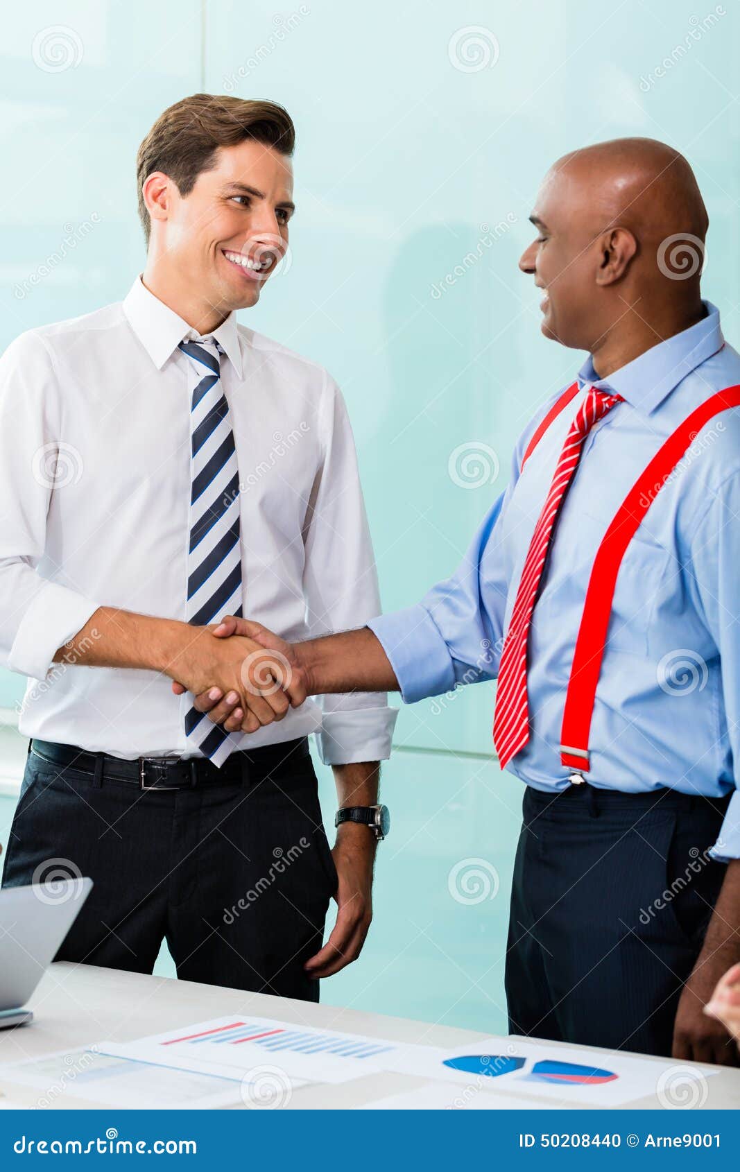 Business Handshake in Office after Agreement Stock Photo - Image of ...