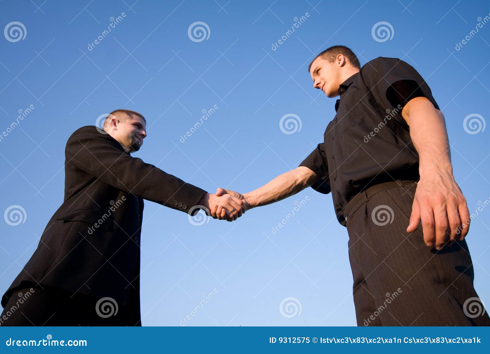 Business handshake outdoor stock image. Image of gesture - 9312575