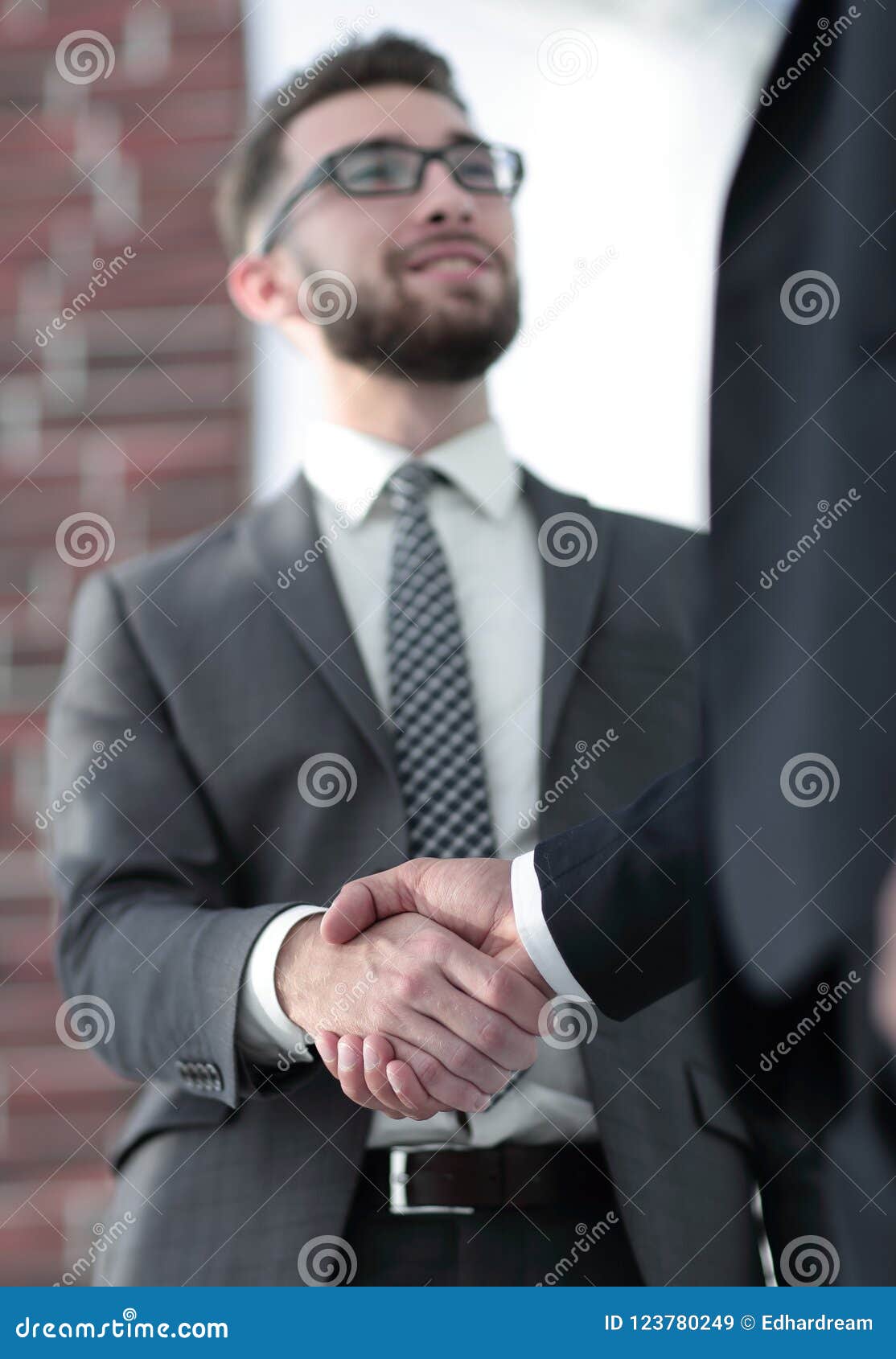Business Men Giving a Handshake. Business Concept Stock Image - Image ...