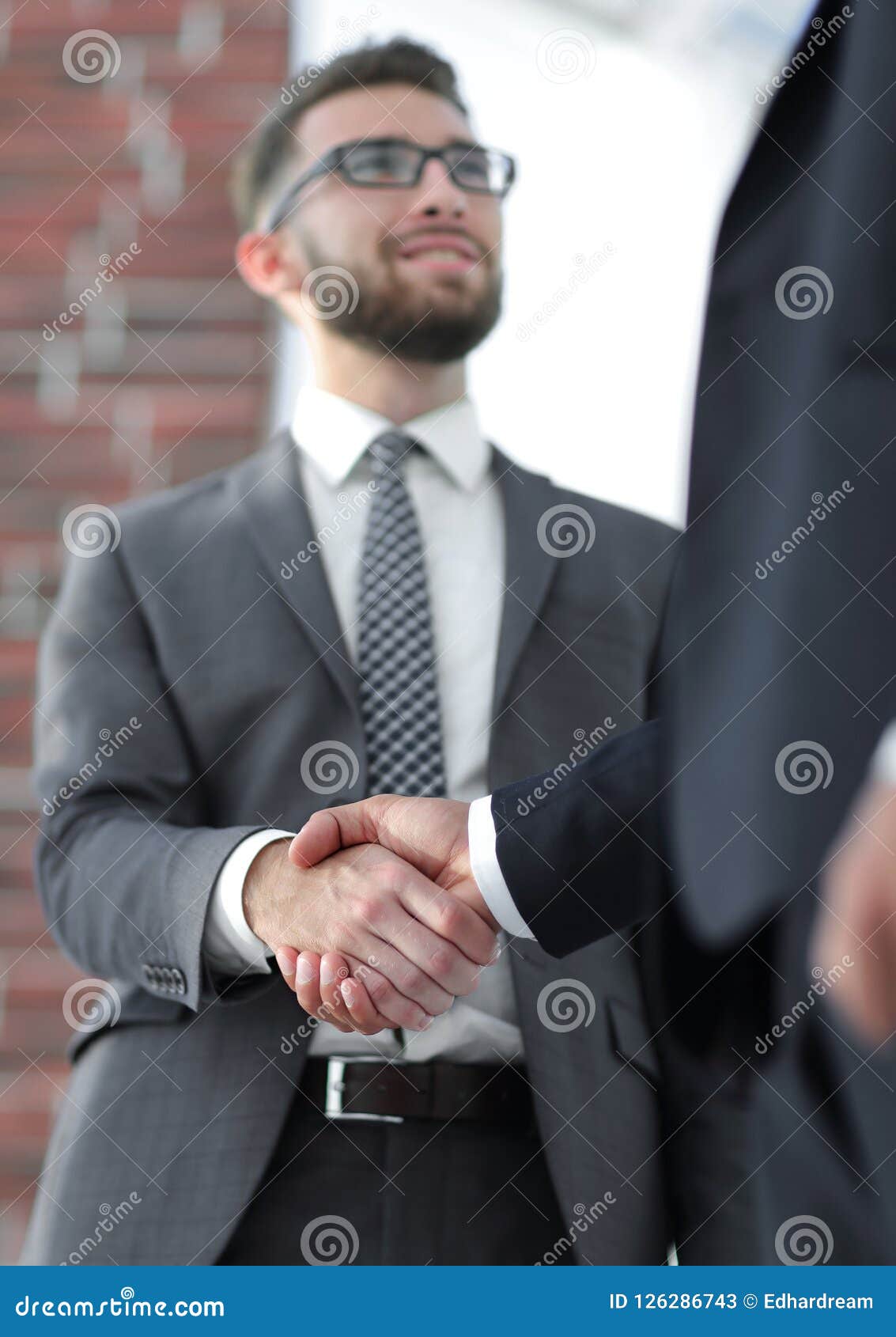 Business Men Giving a Handshake. Business Concept Stock Image - Image ...