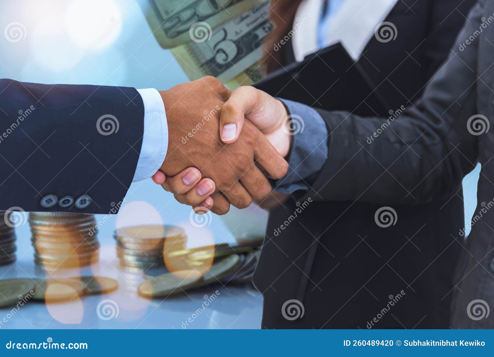 Business handshake stock photo. Image of bank, corporate - 260489420