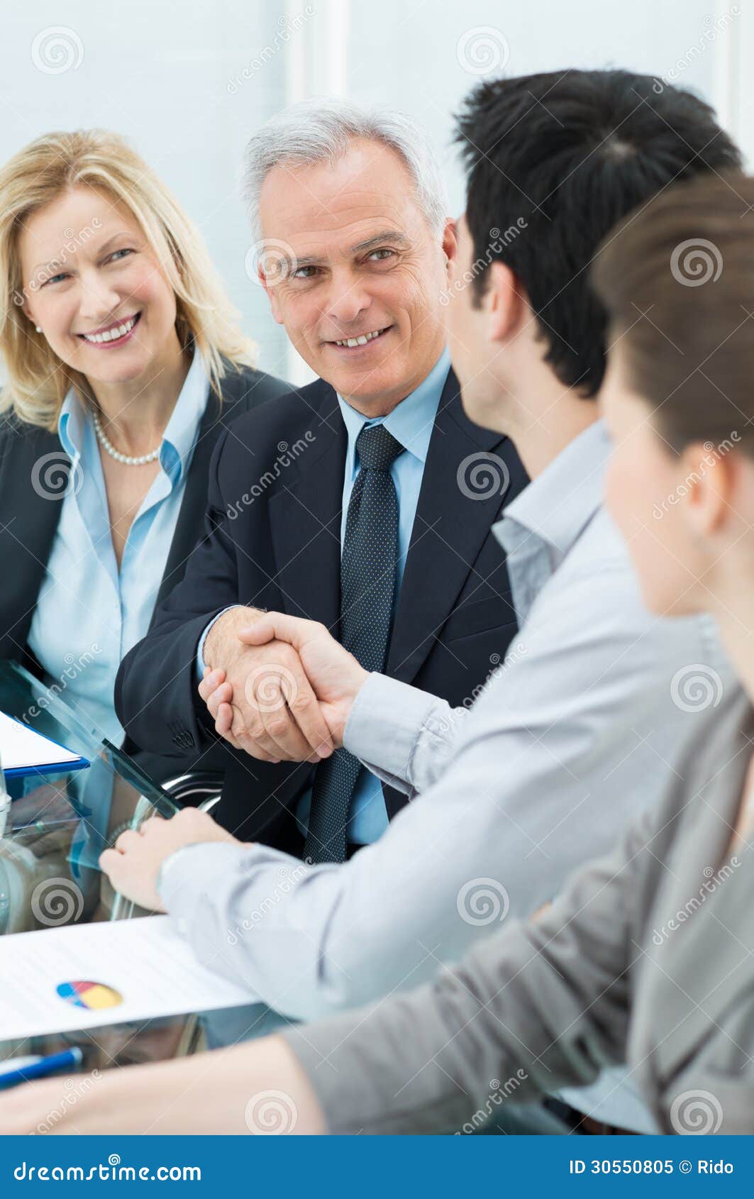 Business Handshake stock image. Image of businesswoman - 30550805
