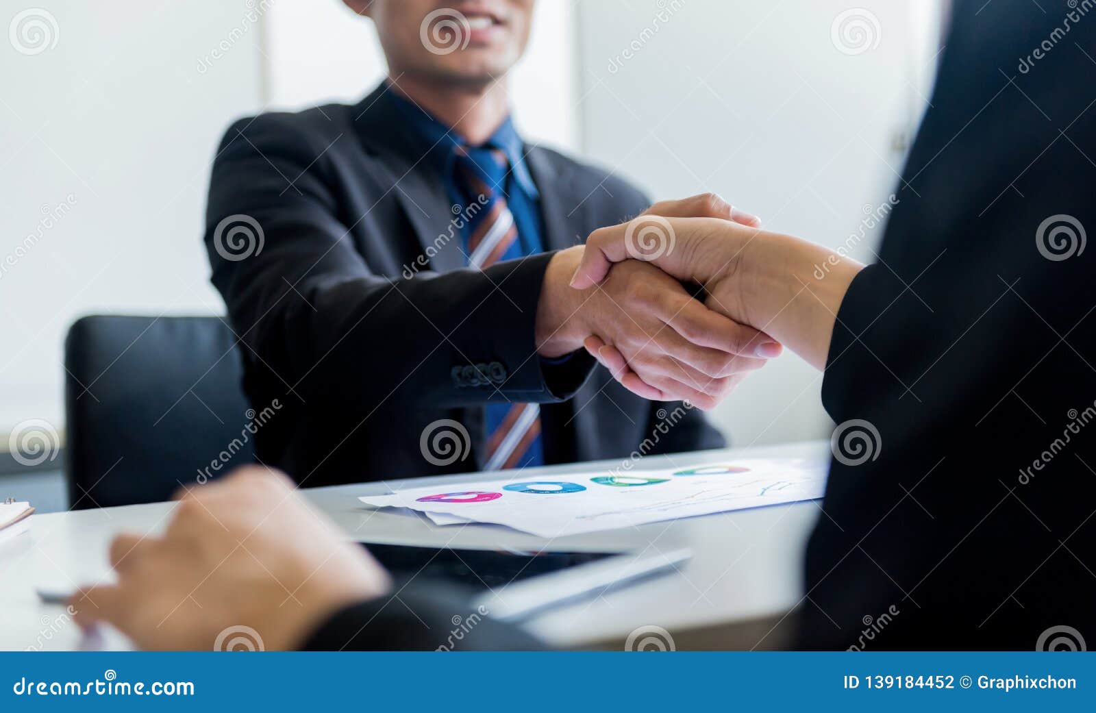 Business Handshake and Teamwork for Success Stock Photo - Image of ...