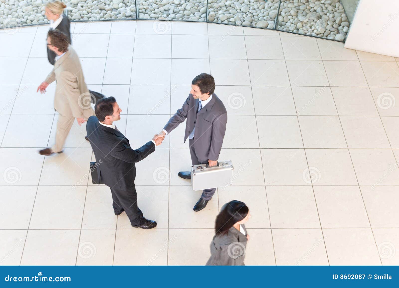 Business handshakes stock image. Image of female, male - 8692087