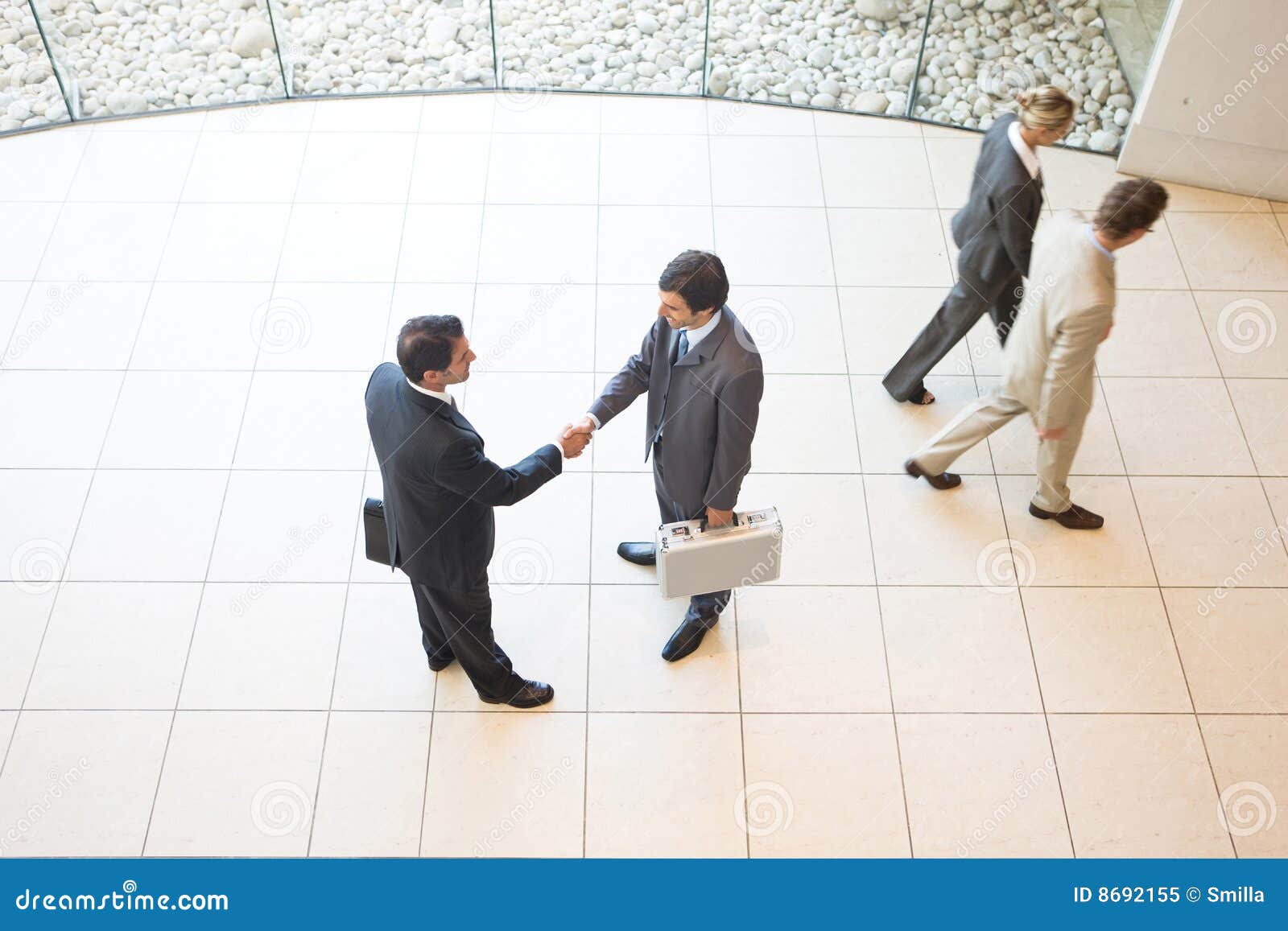 Business handshakes stock image. Image of environment - 8692155