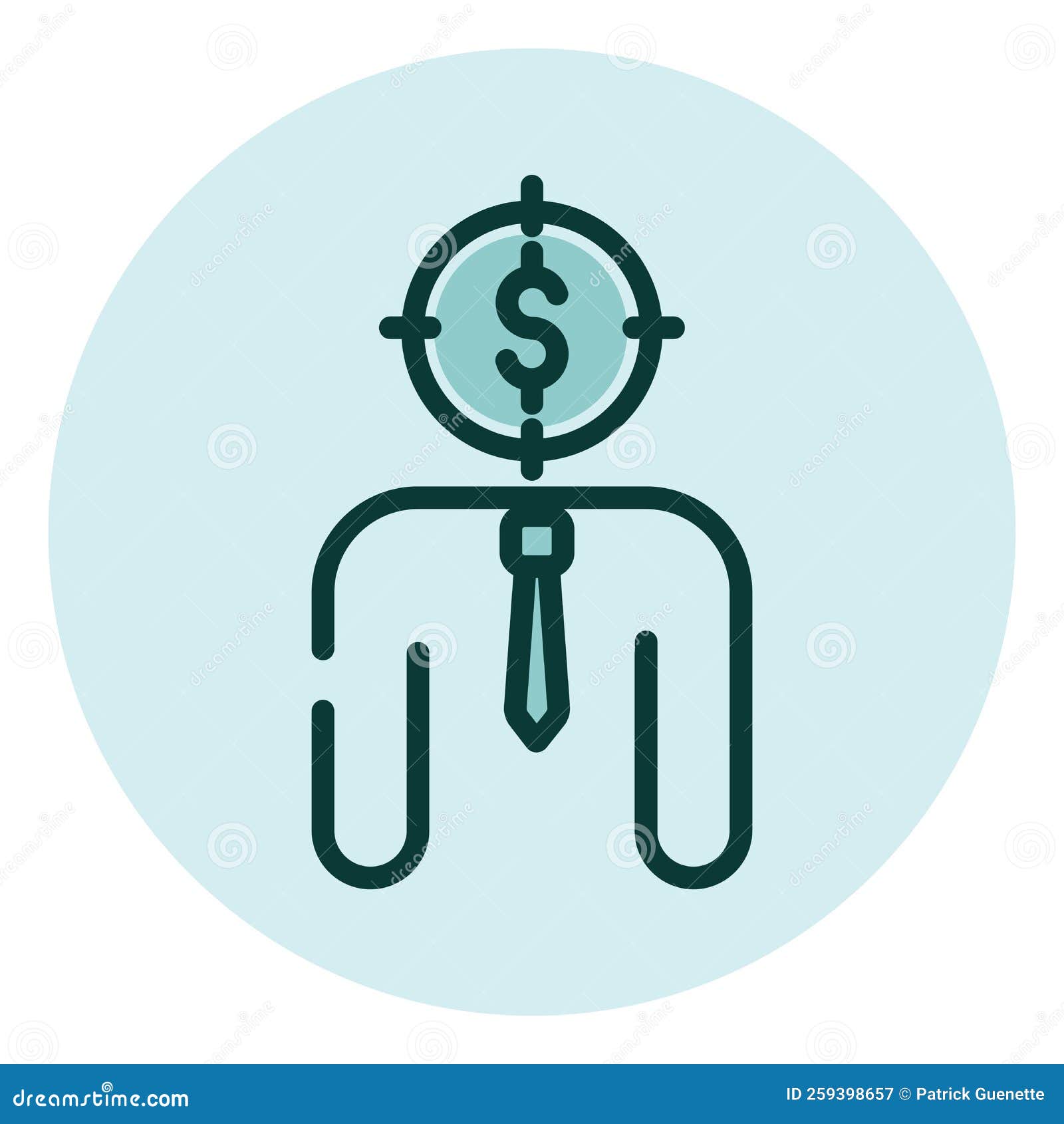 Business head hunt, icon stock vector. Illustration of kitchen - 259398657