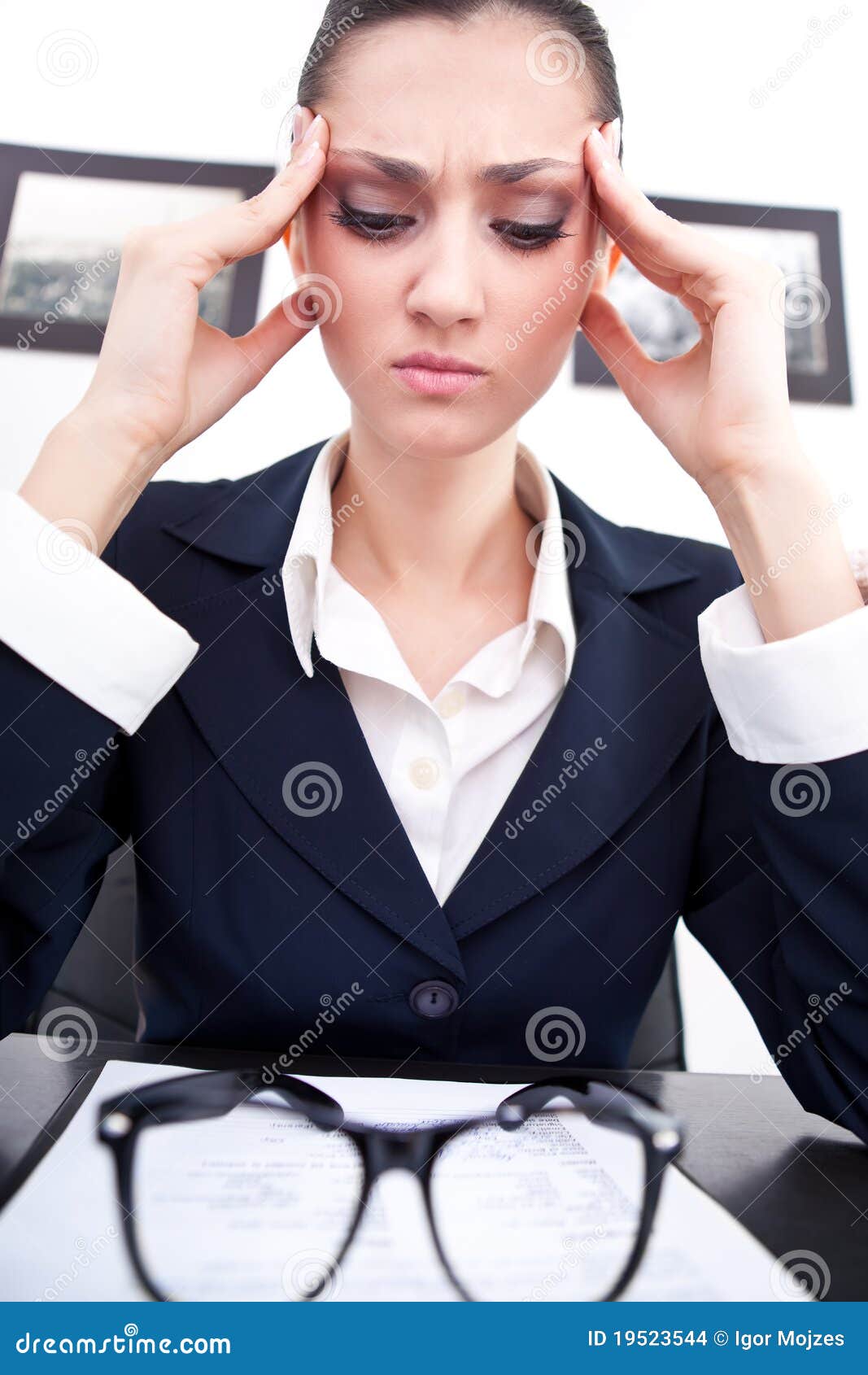 Business headache stock photo. Image of corporate, memories - 19523544