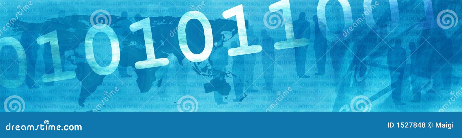 Binary Header And Commercial Targets Stock Photo | CartoonDealer.com ...