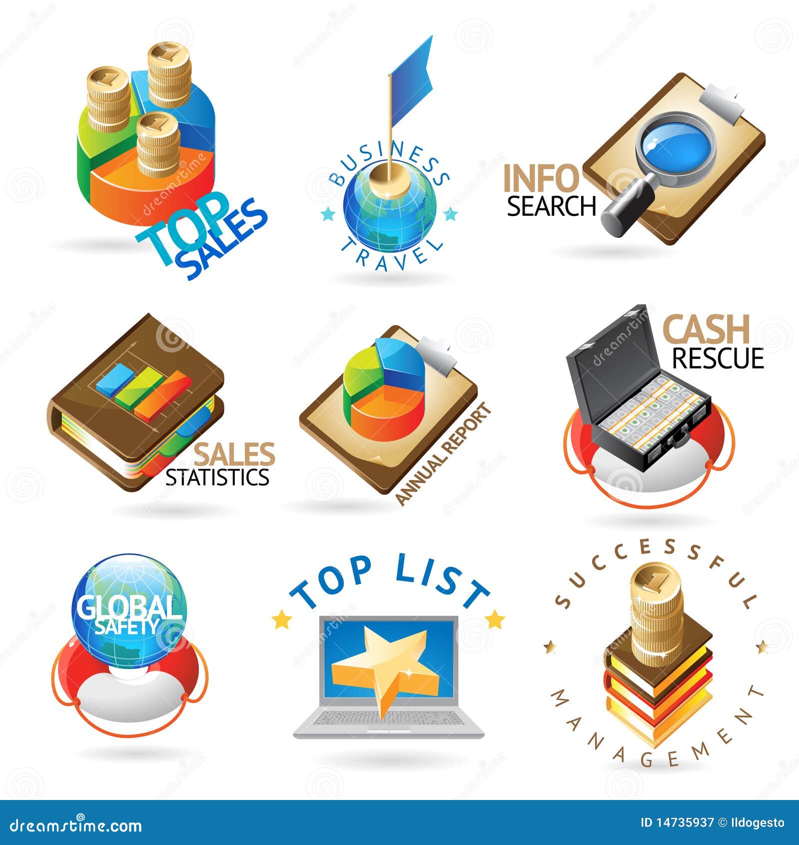 Business headers stock vector. Illustration of concept - 14735937