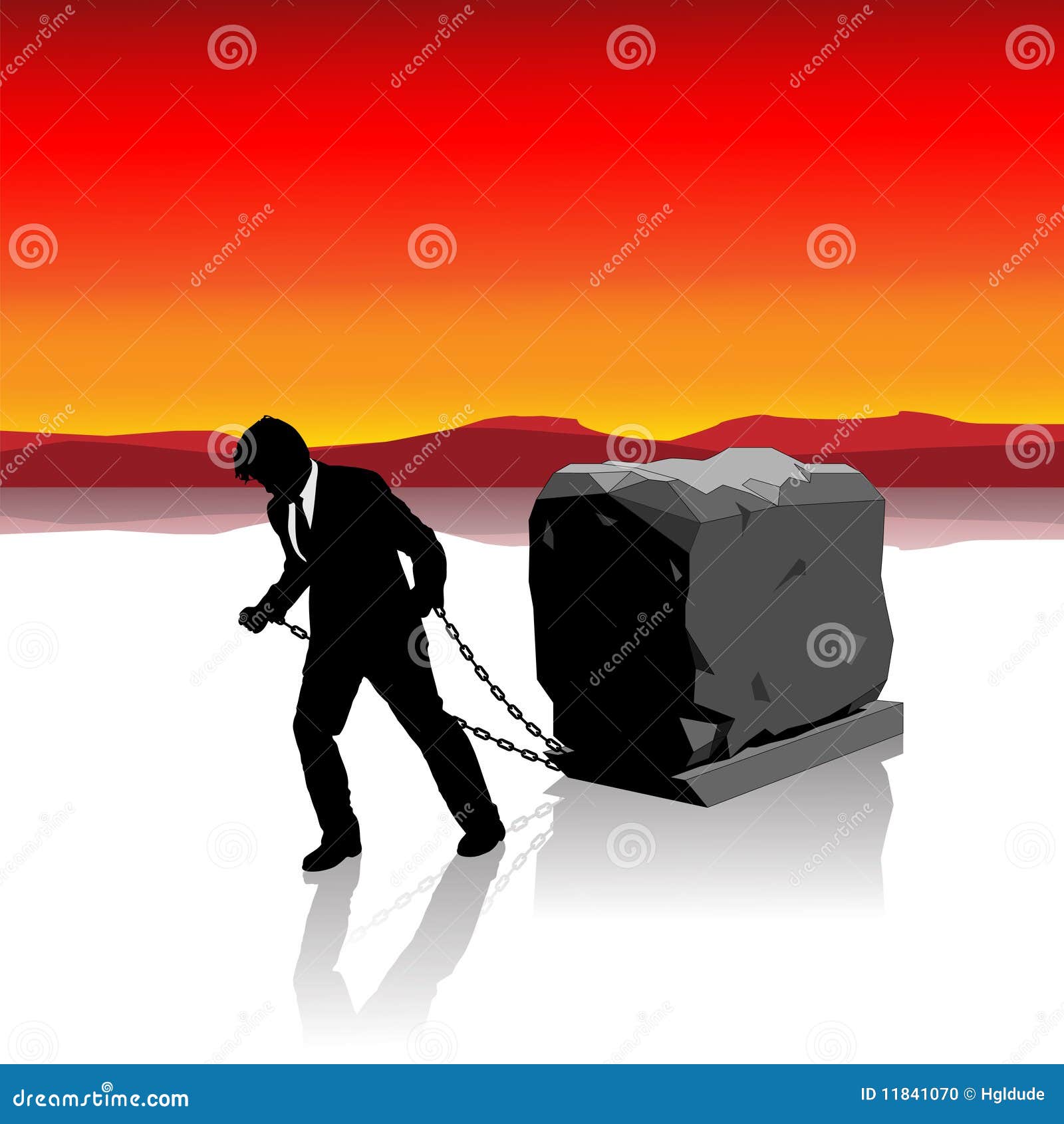 Business Held Back stock vector. Illustration of business - 11841070