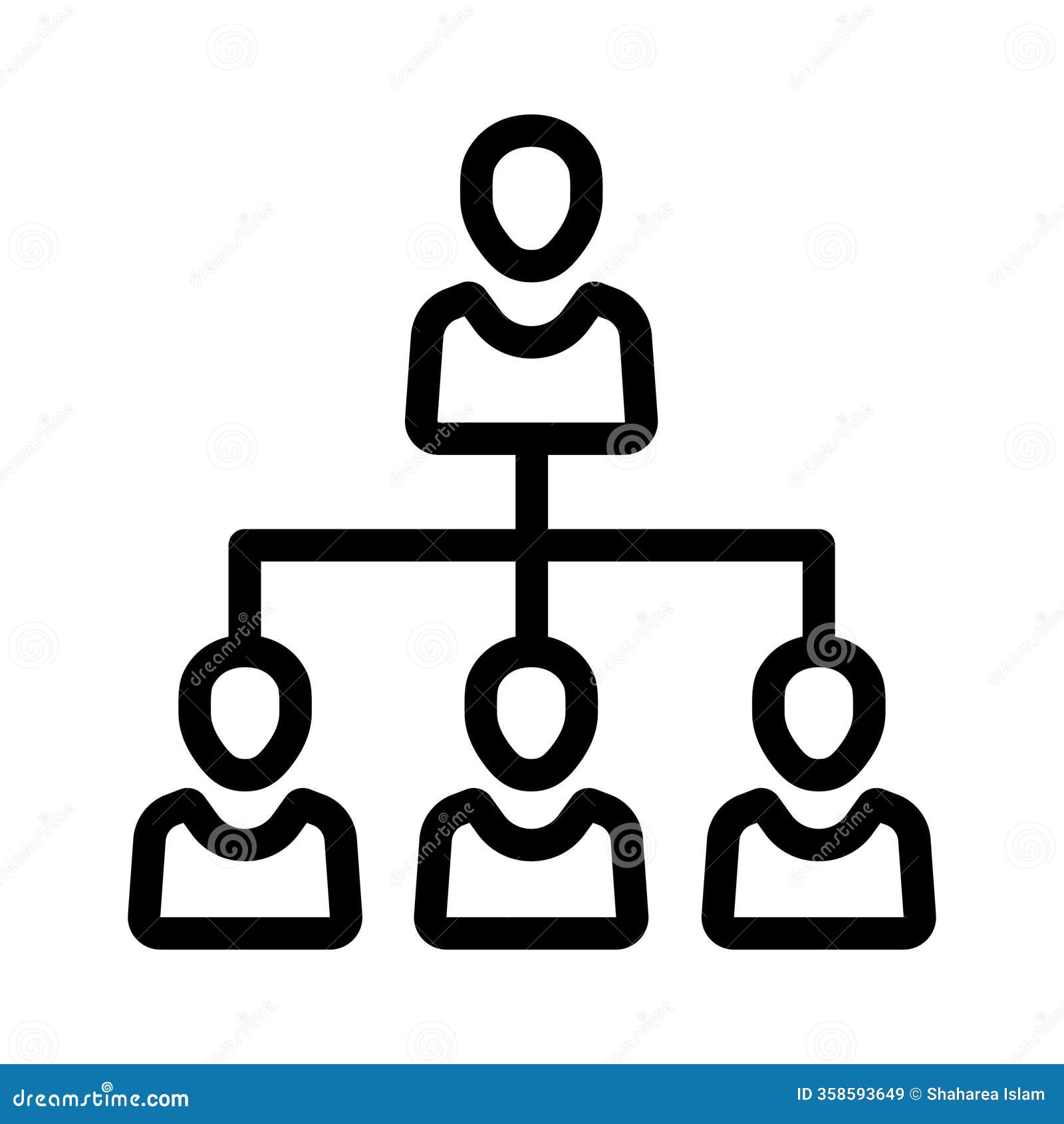 Hierarchy Icon Design, Flowchart Vector, Workflow Icon | CartoonDealer ...