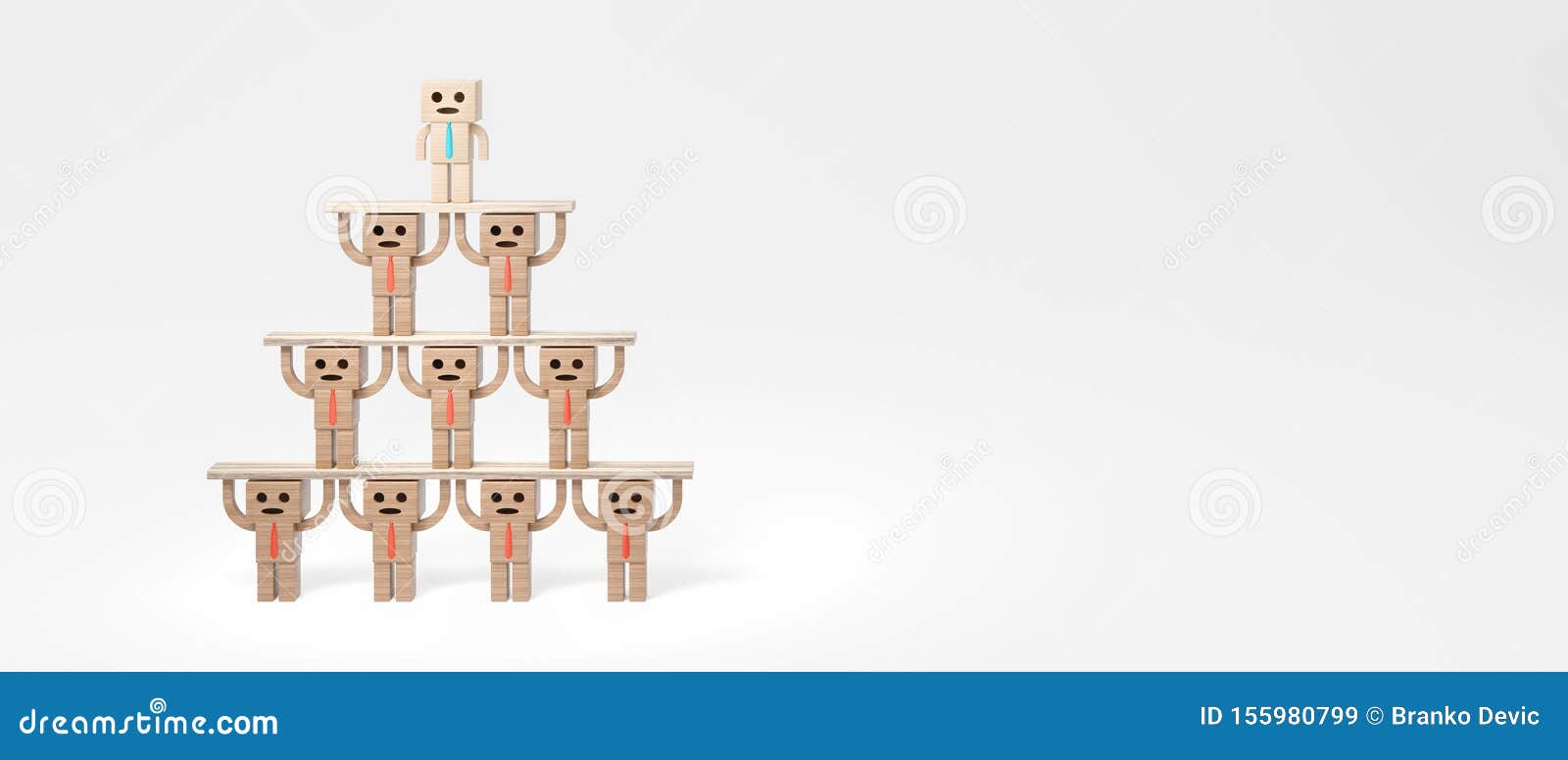 Business Hierarchy, Ranking and Strategy Concept 3d Render Stock ...