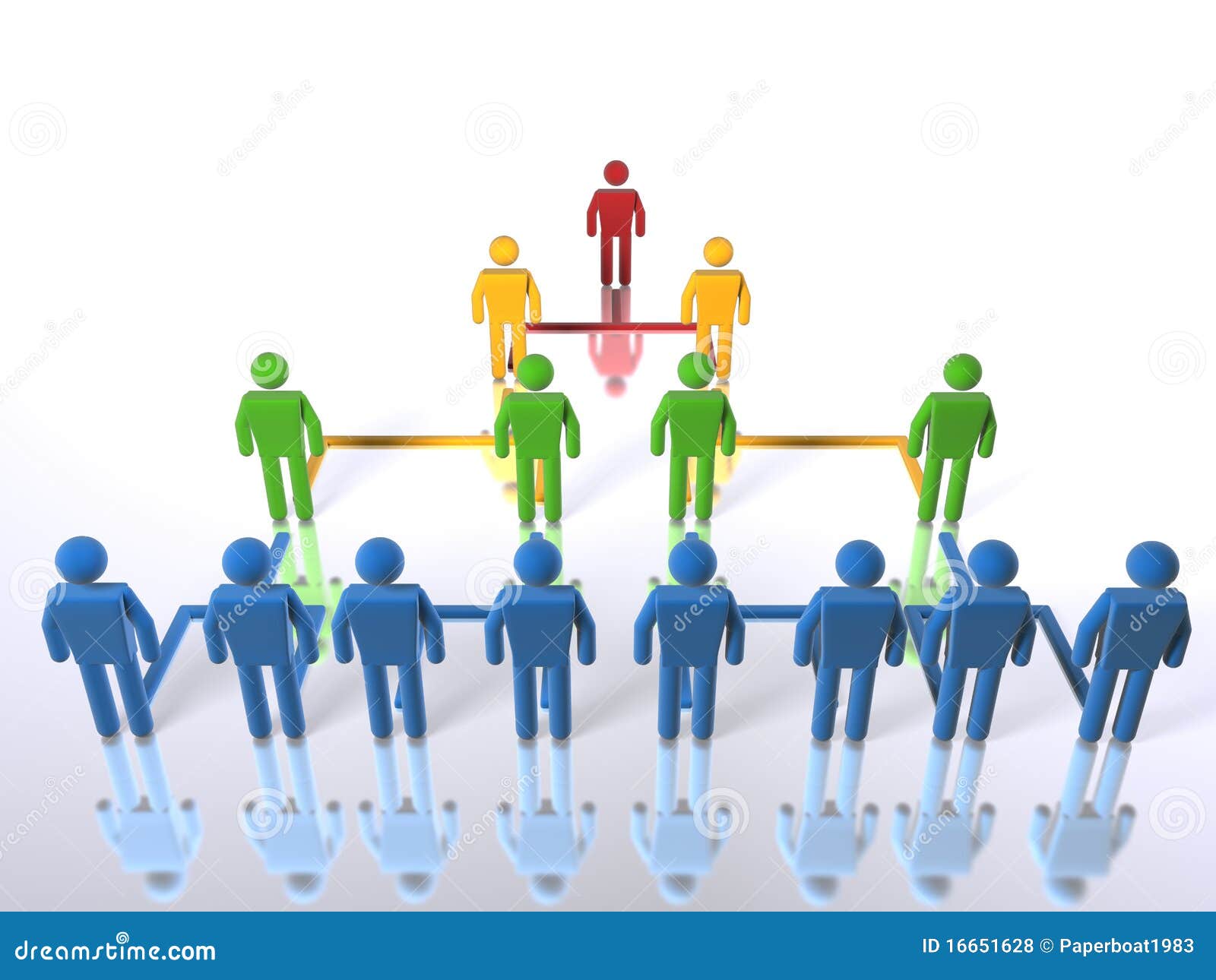 Business Hierarchy - Top To Bottom Stock Illustration - Illustration of ...