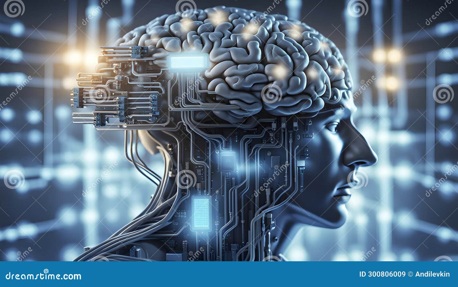 Evolution of Artificial Intelligence Stock Image - Image of computer ...