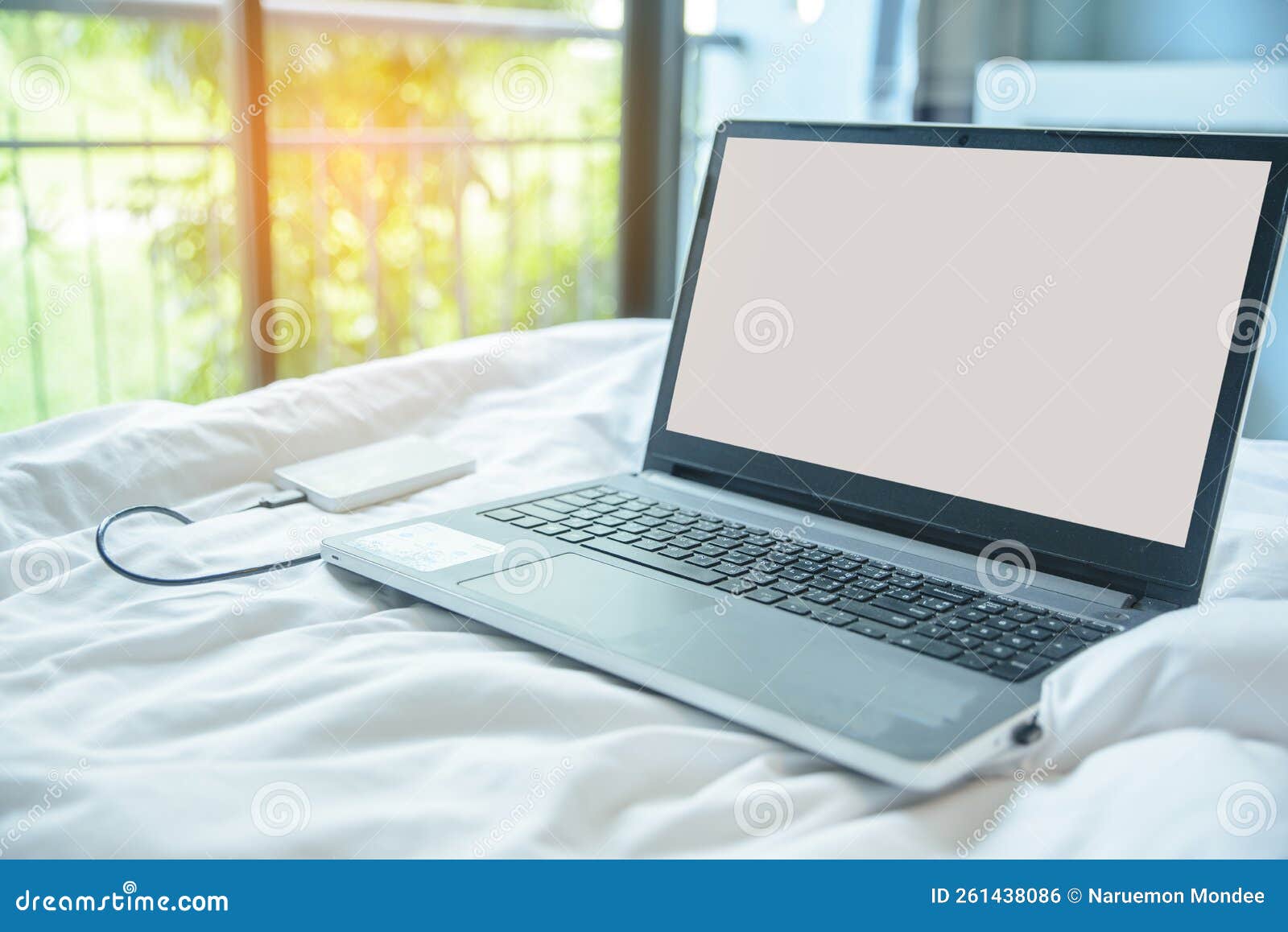 Business Home Office Desk Background Concept. Business Computer Empty ...