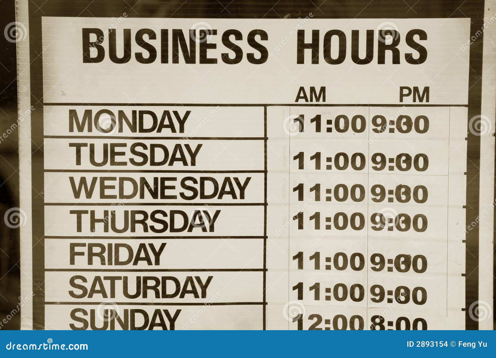 Business hours stock photo. Image of close, background - 2893154