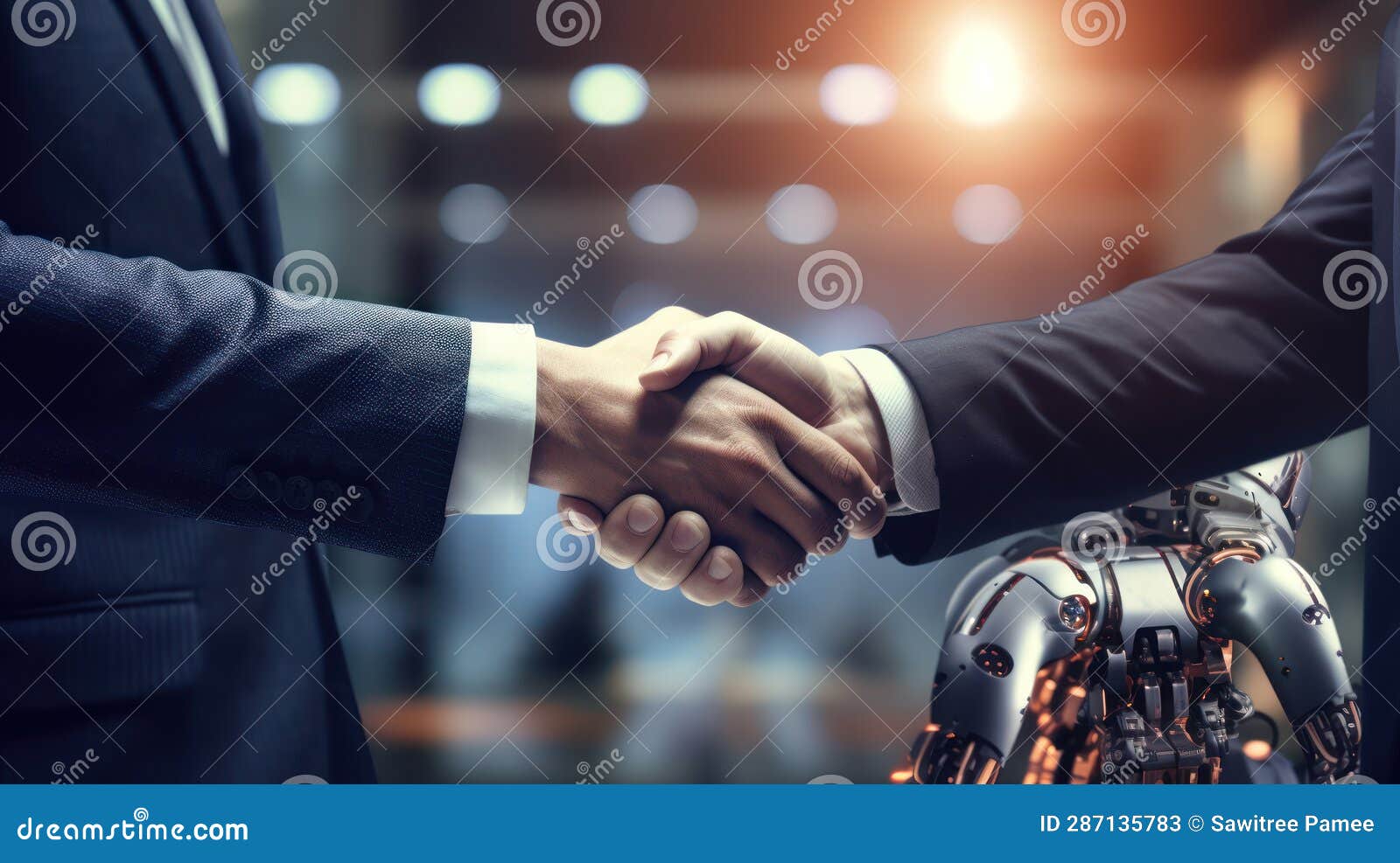 Business Human Hand and Robot Cooperate To Development Applications ...