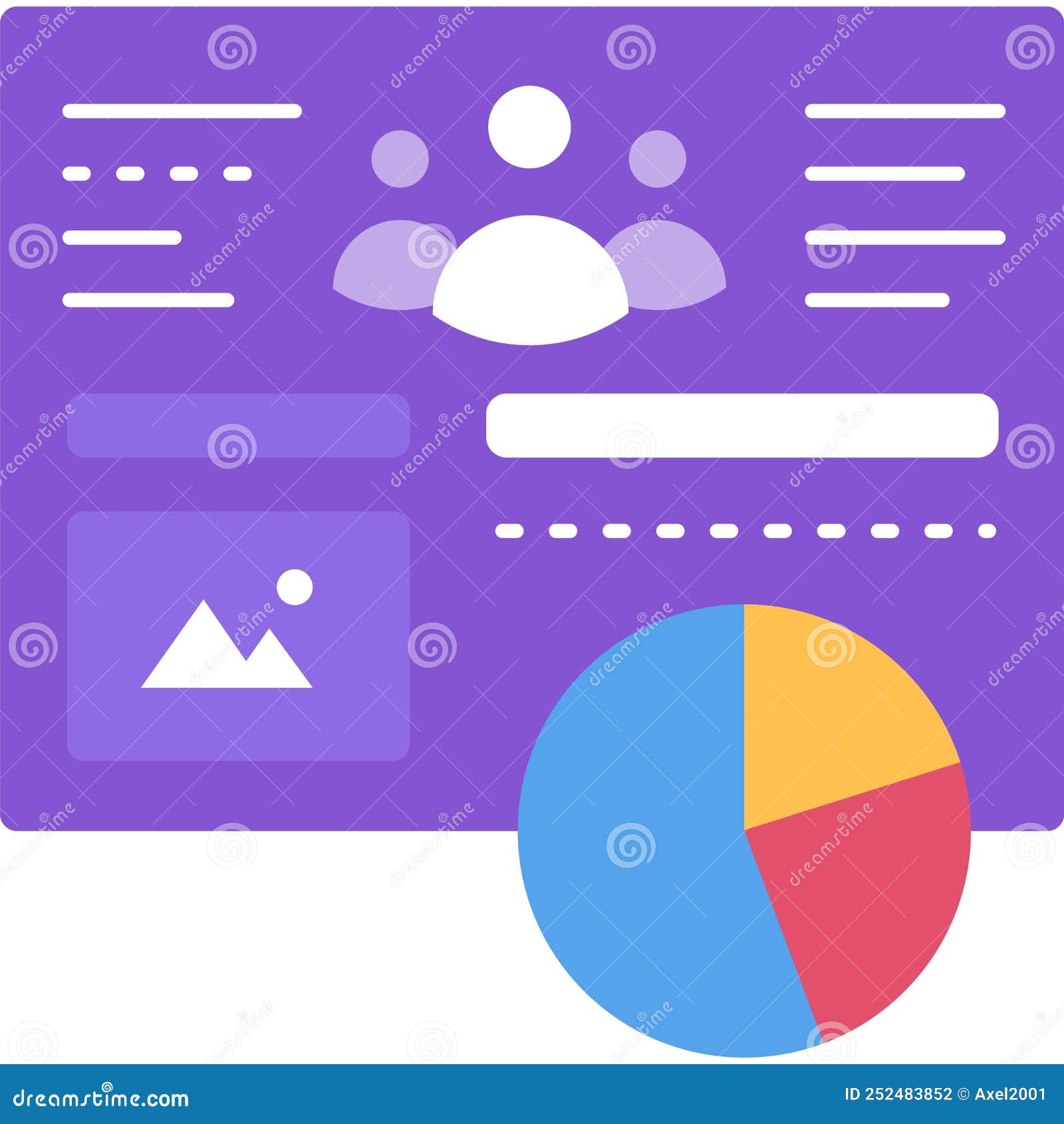Business Icon Digital Data Vector Analysis Concept Stock Vector ...