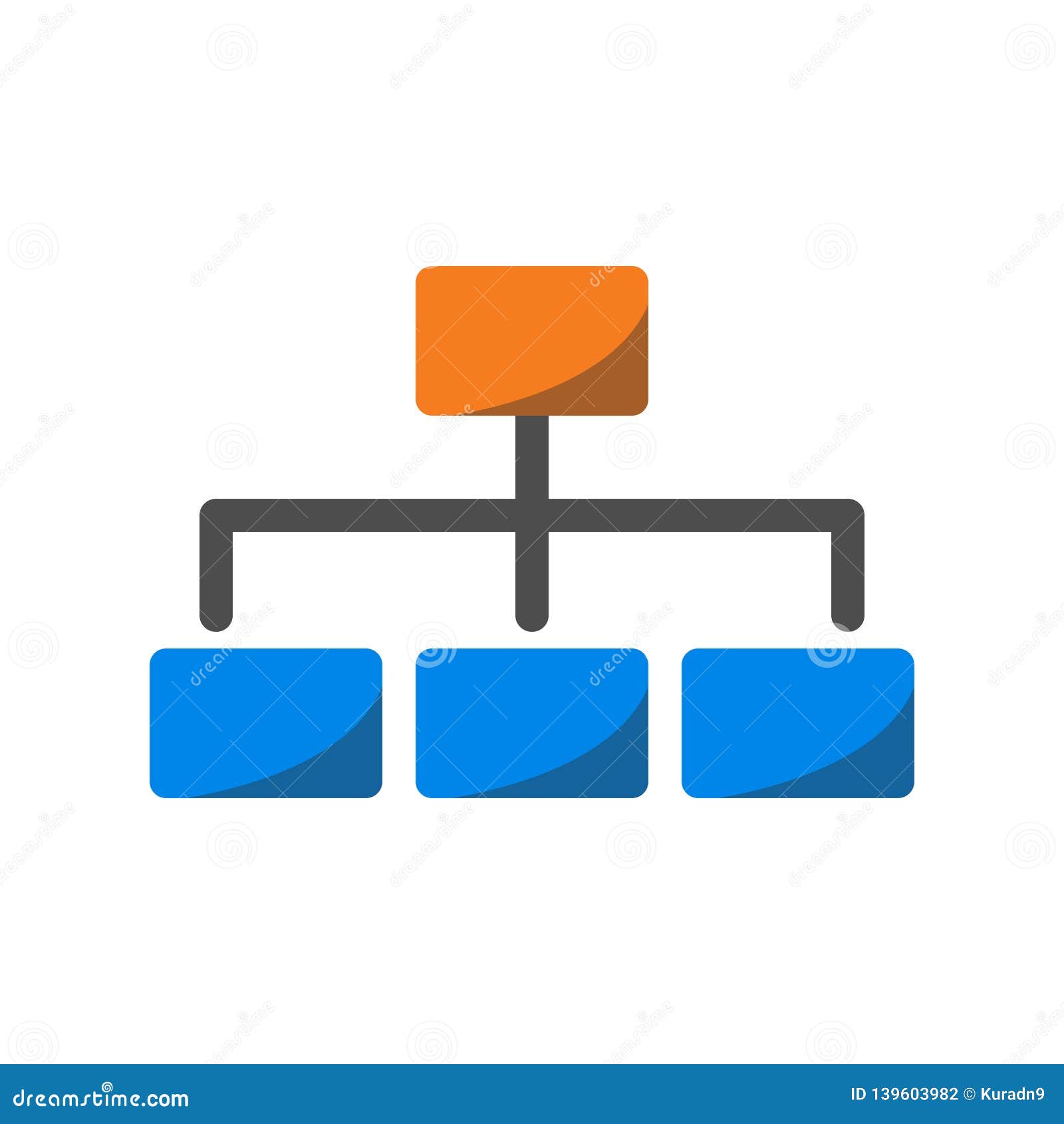 Business Icon, Organization Structure and Hierarchy Icon in Flat Design ... Business Icon, Organization Structure and Hierarchy Icon in Flat Design ...