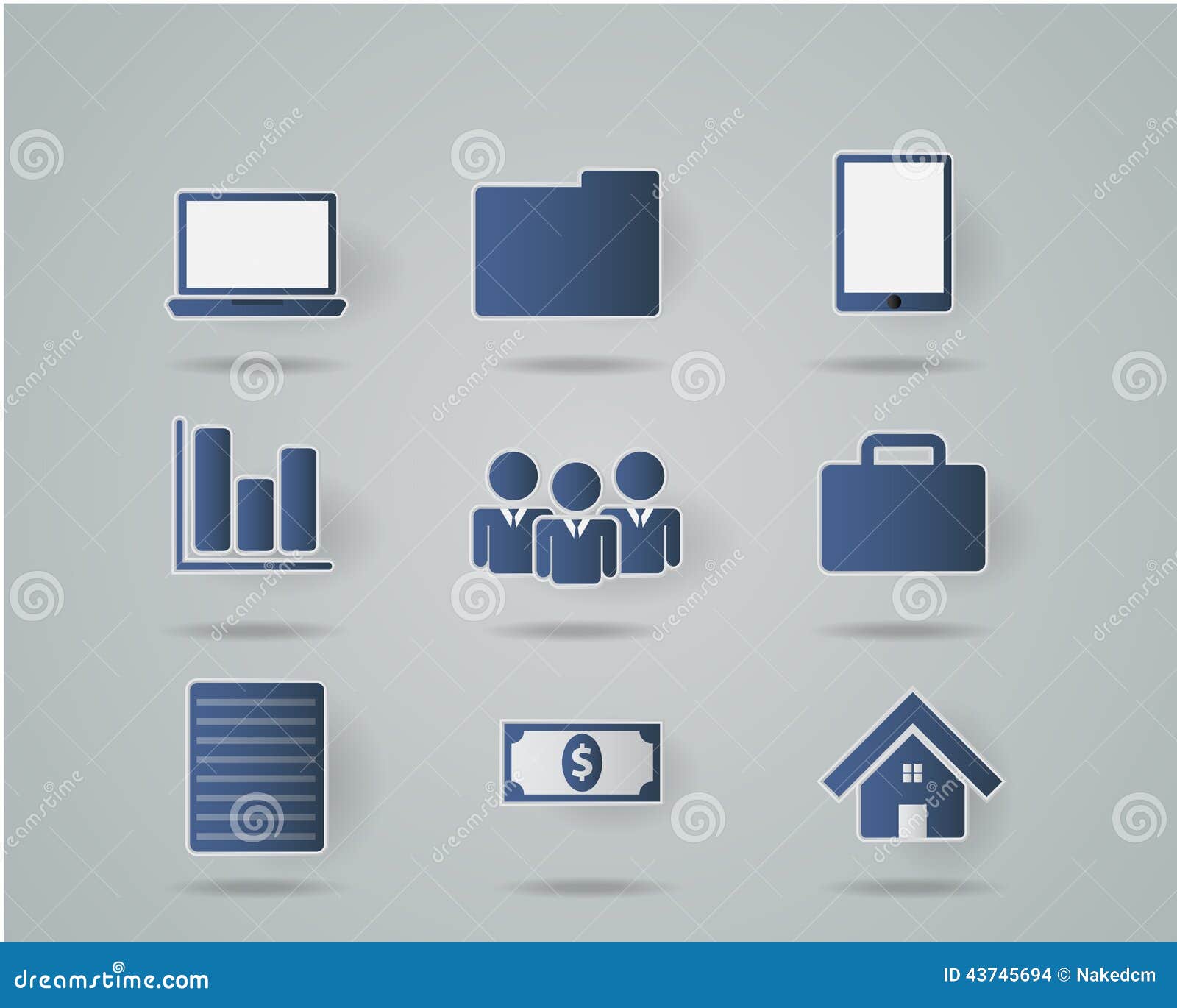 Business icon stock vector. Illustration of suite, contacts - 43745694