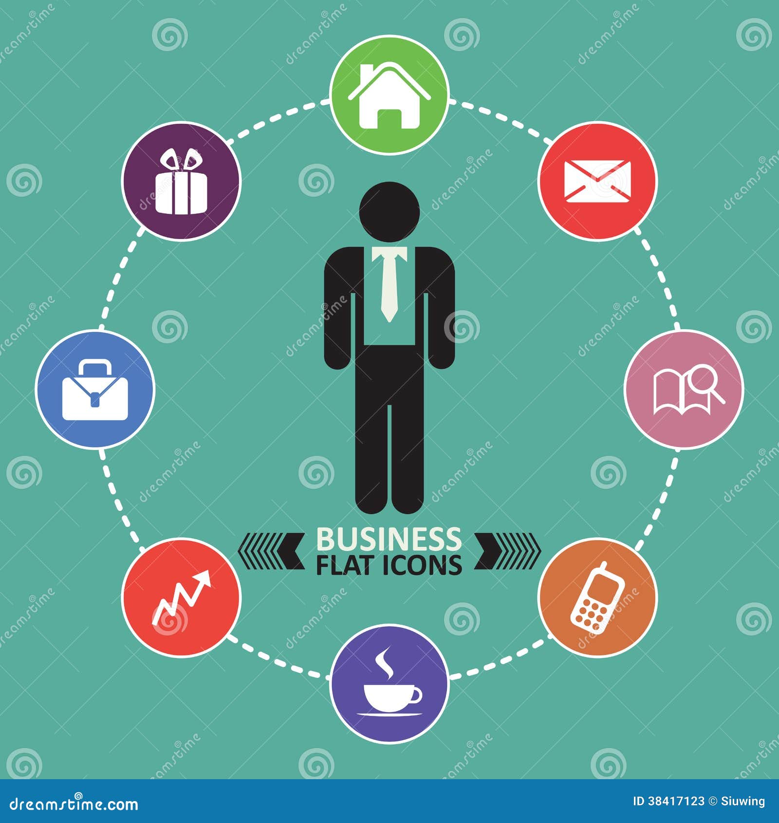 Business Icons, Human Resource, Finance Stock Vector - Illustration of ...