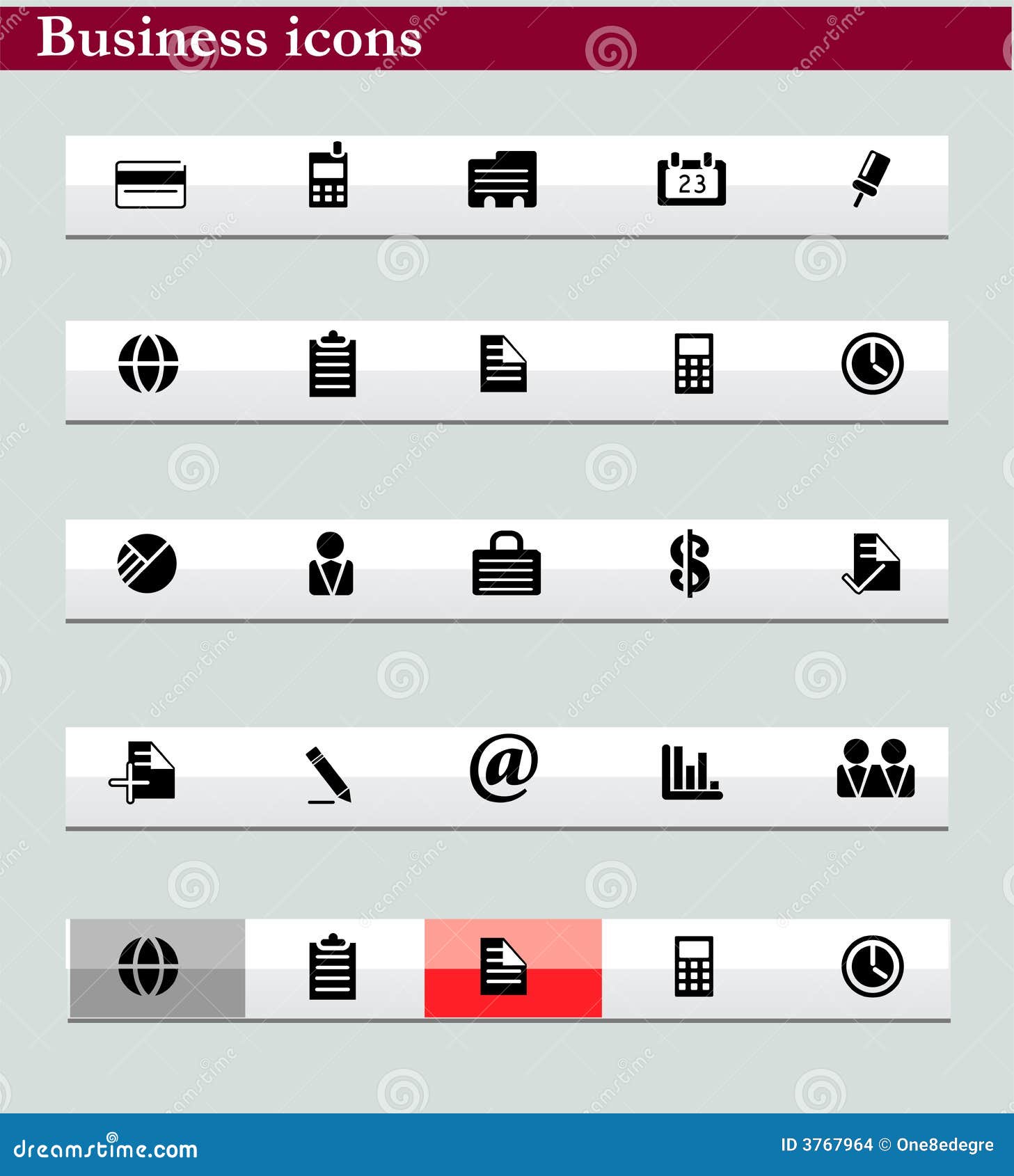 Business icons series stock vector. Illustration of business - 3767964