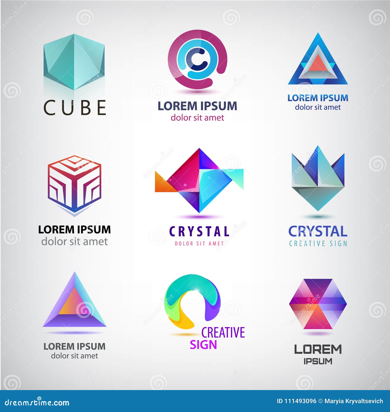 Business Icons Set. Abstract Logos, Company Idntity Design Elements ... Business Icons Set. Abstract Logos, Company Idntity Design Elements ...