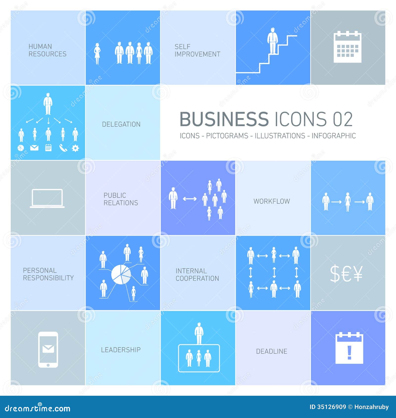 Business icons set stock illustration. Illustration of businessman ...