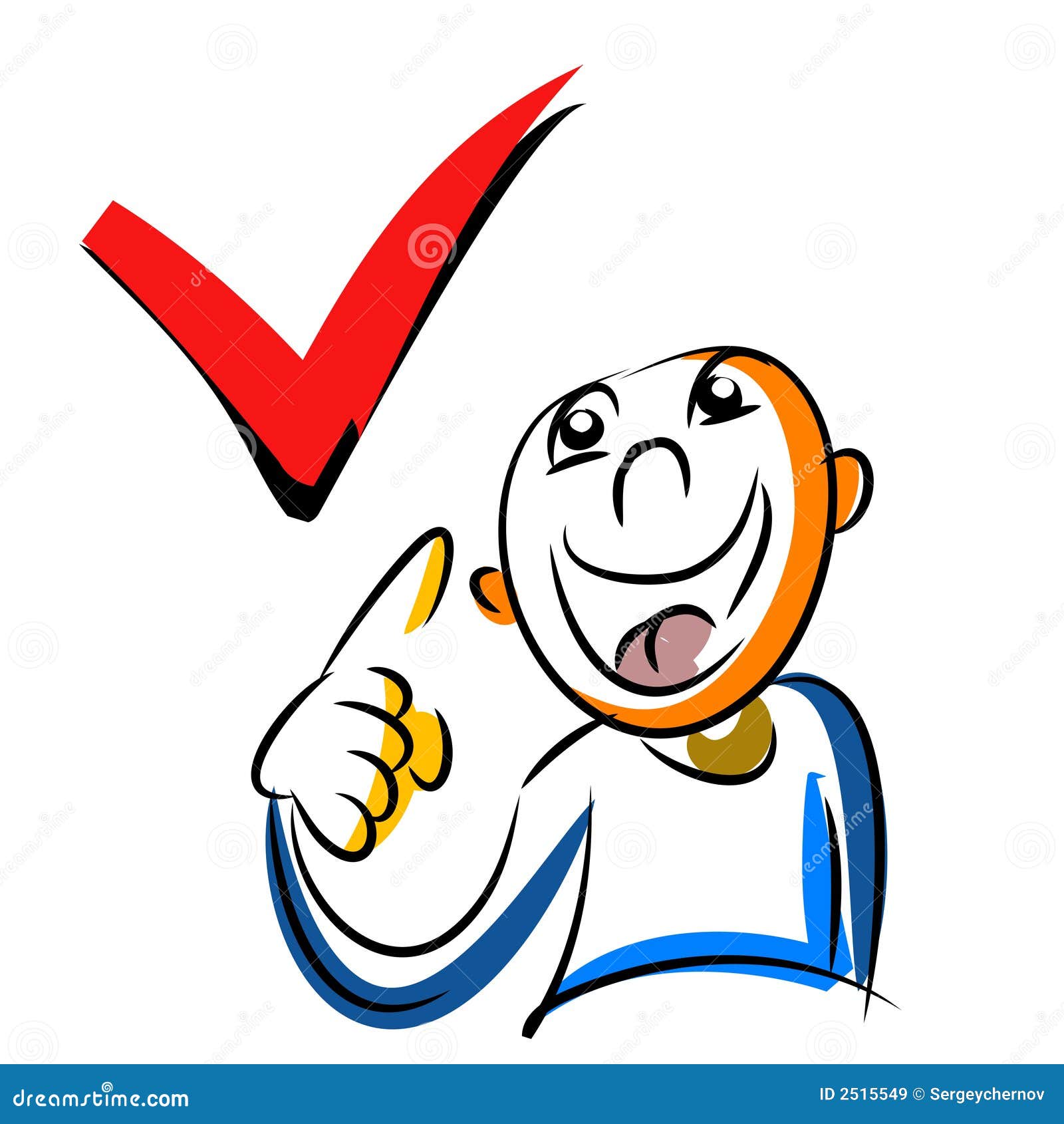 Business idea accept stock vector. Illustration of creative - 2515549