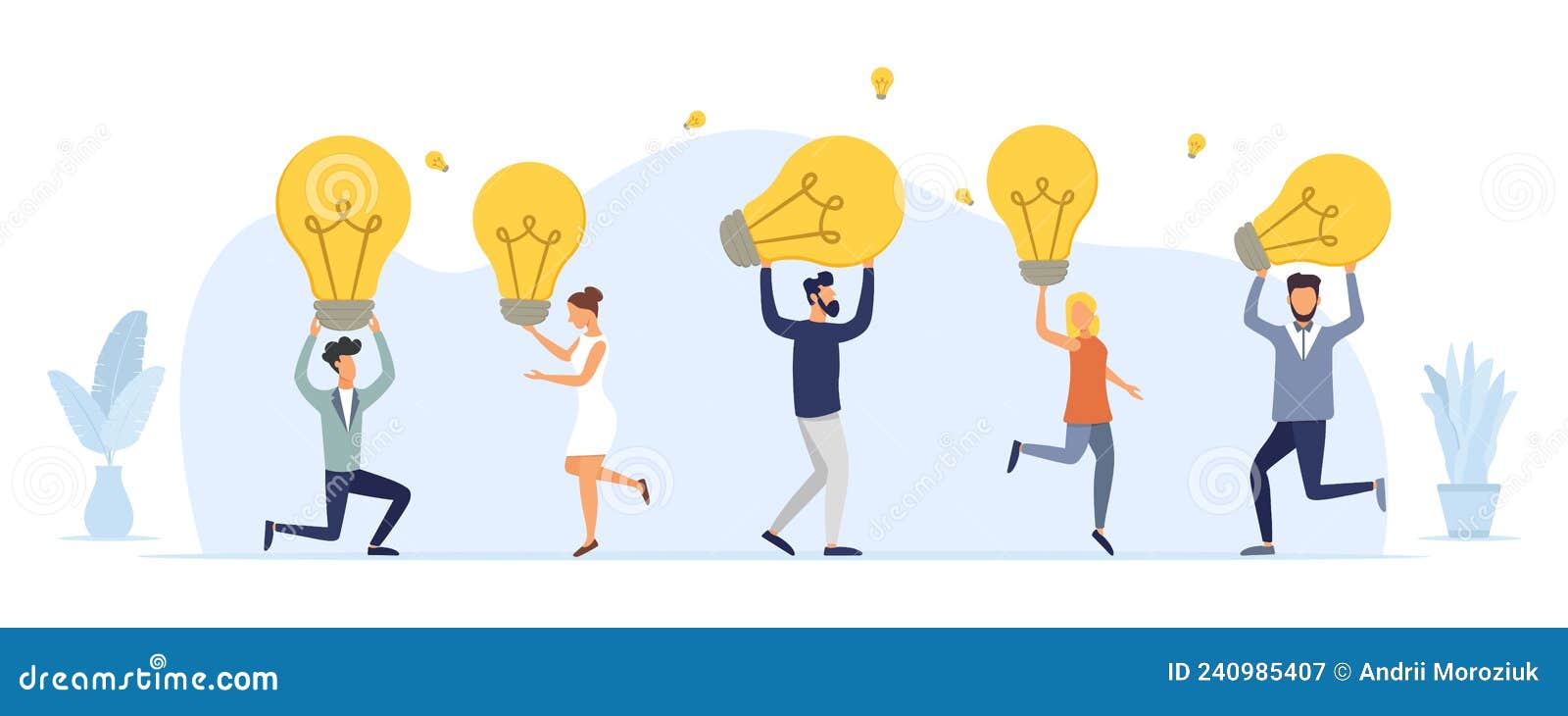 Thinking Team Stock Illustration | CartoonDealer.com #221954203