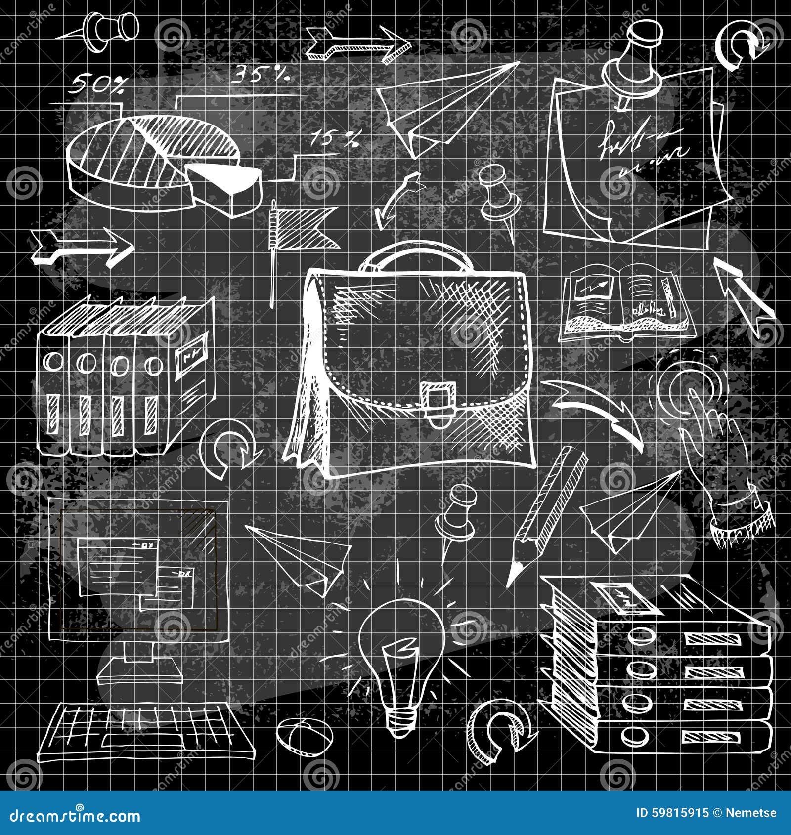 Business Idea doodles stock vector. Illustration of icon - 59815915