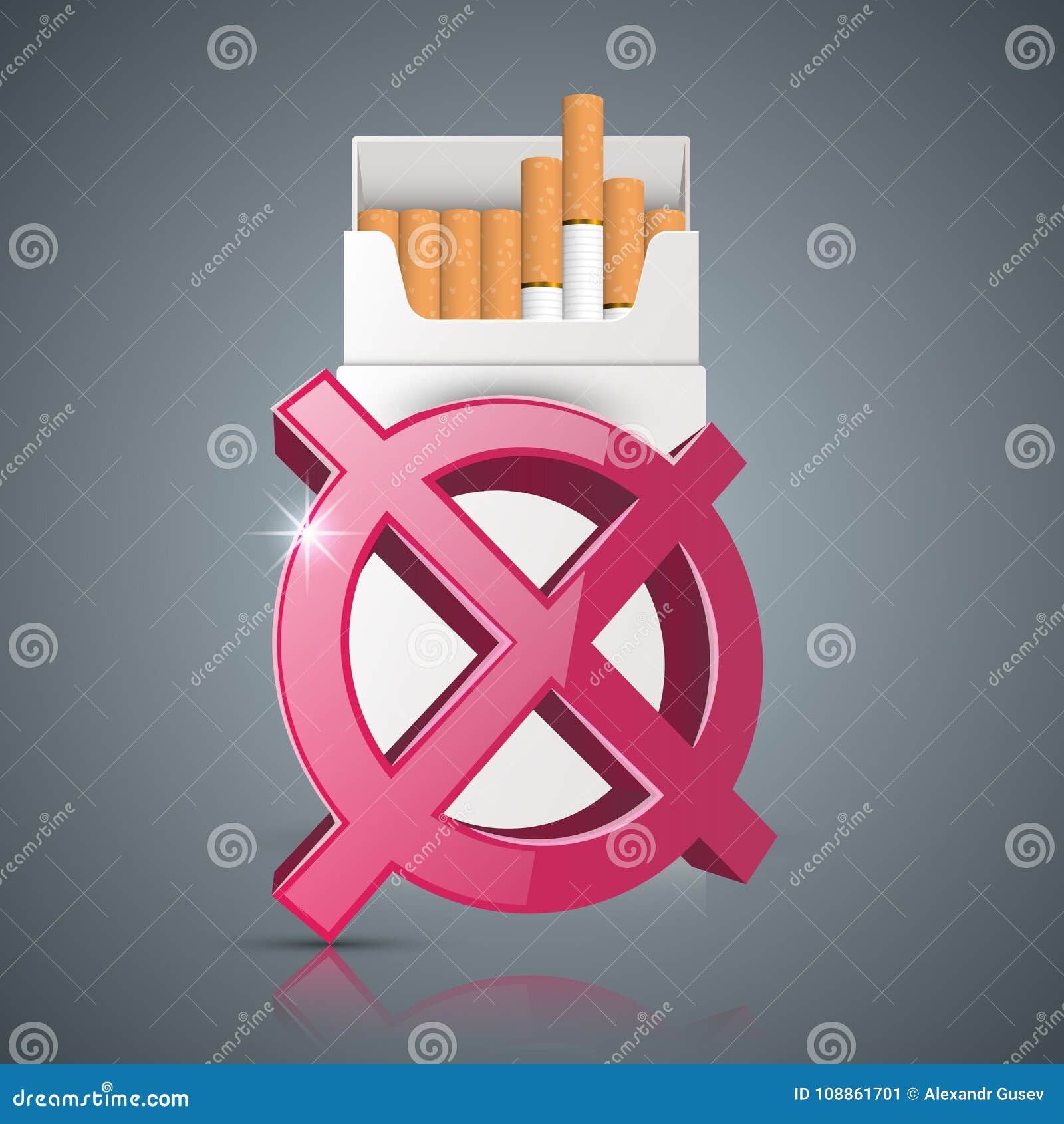 Harmful Cigarette, Viper, Smoke, Business Infographics. Stock Vector ...