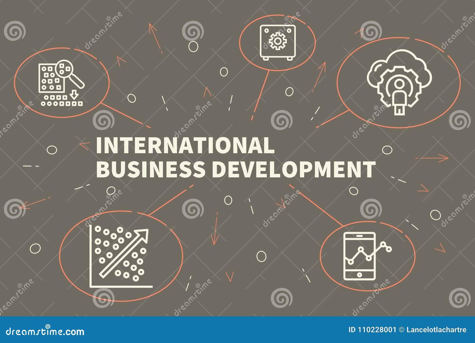 Business Illustration Showing the Concept of International Business ... Business Illustration Showing the Concept of International Business ...
