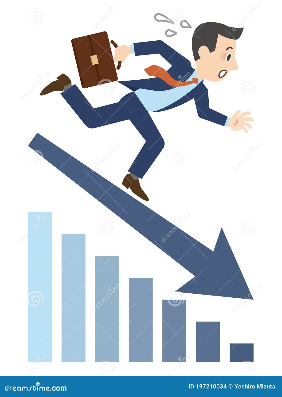 Business Image of Failure, Vector Illustration Stock Vector ...