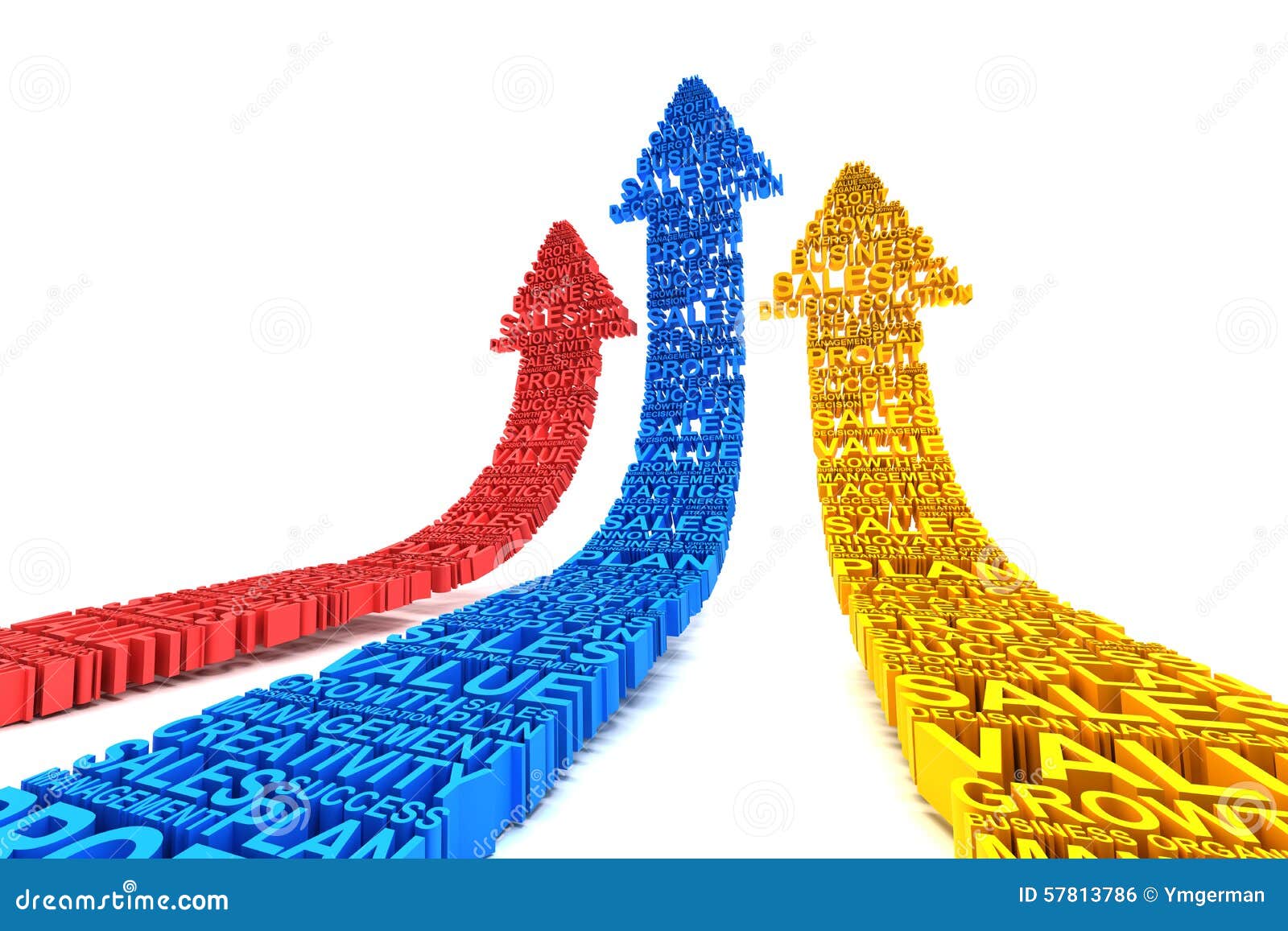 Business Improvement Arrows Stock Illustration - Illustration of ...