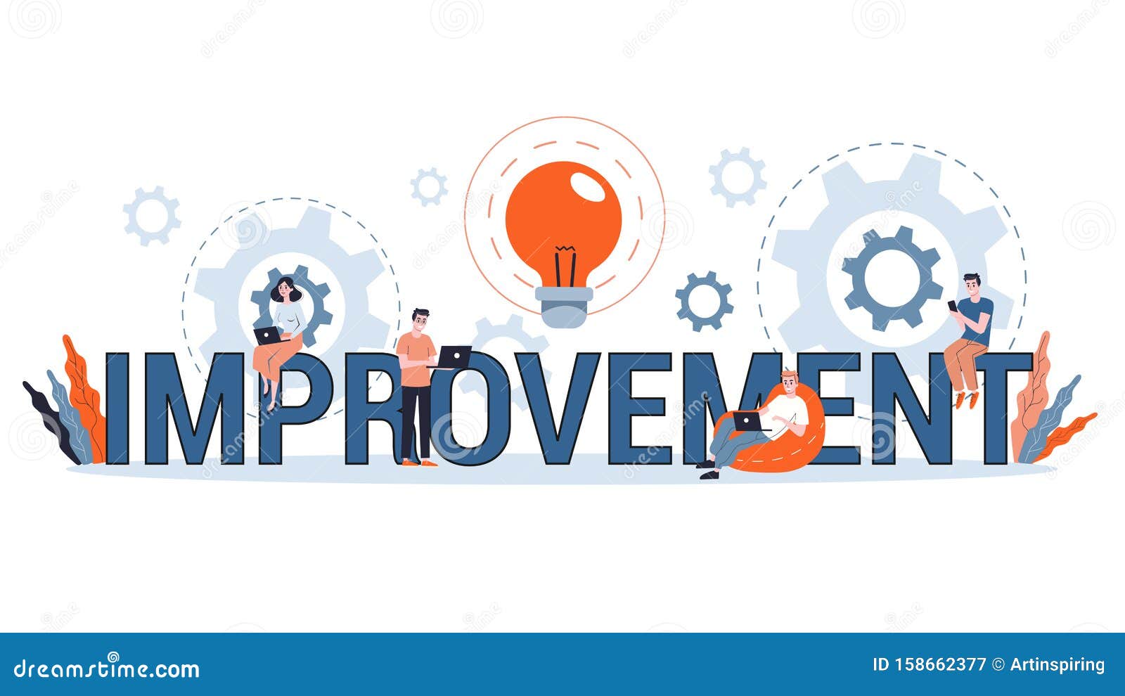 Business Improvement, Personal Development and Progress Concept. Stock ...