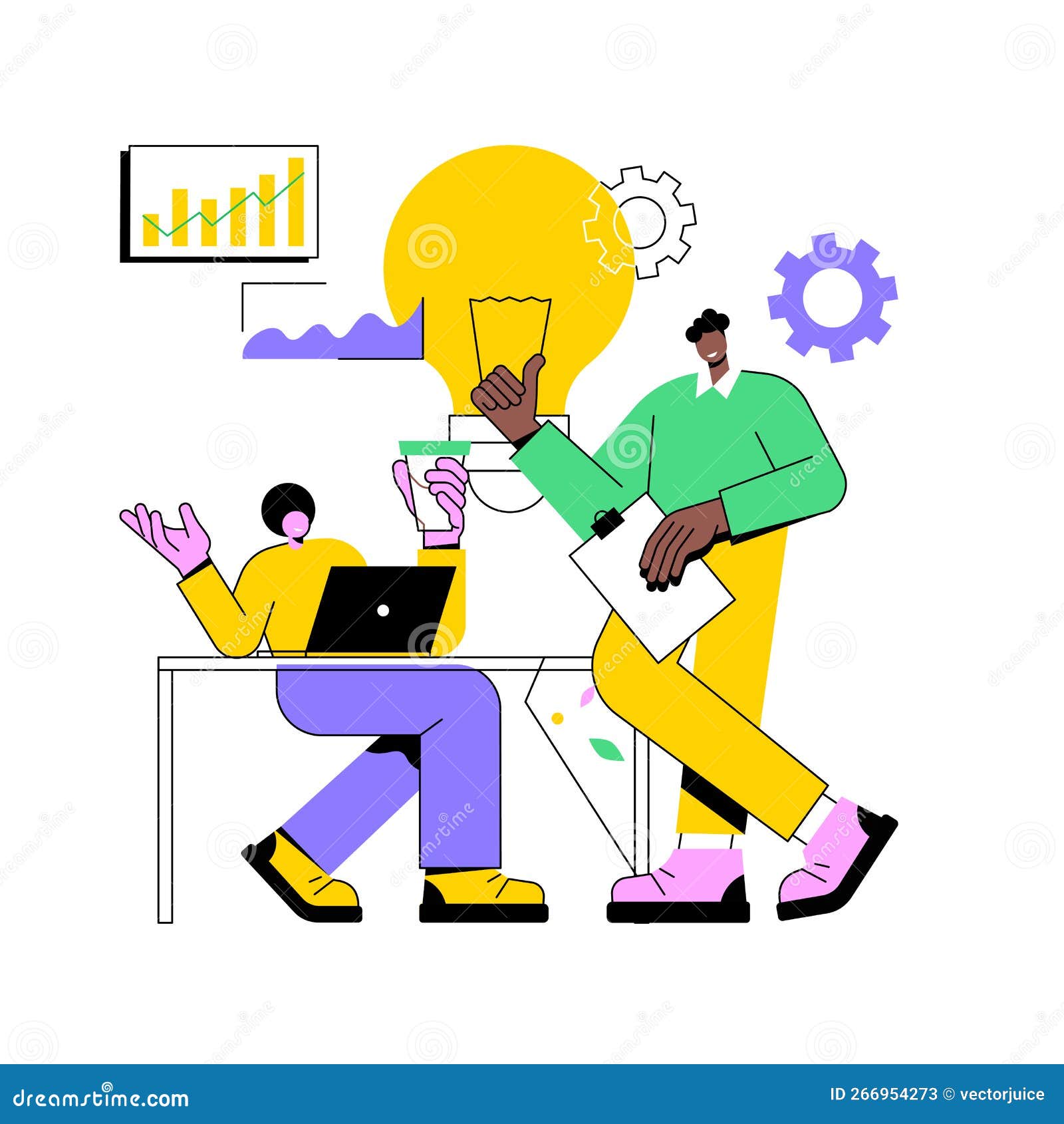 ACCELERATOR Writing Vector Design On A Yellow Background Stock Photo ...