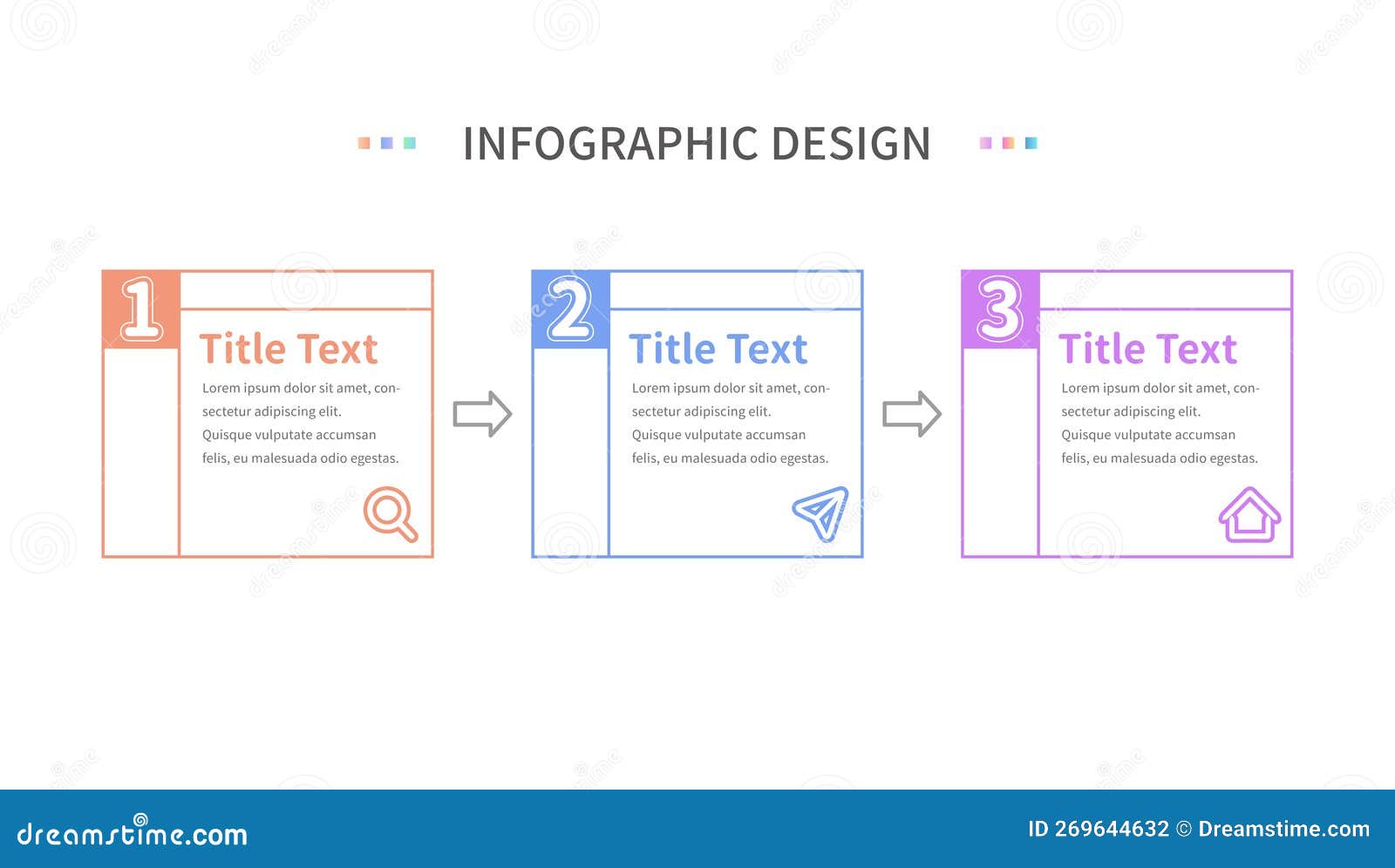 A Business Info Graph Template that Represents a Step Chart that ...