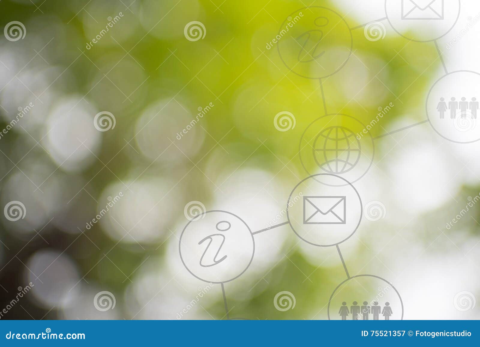 Business Info Graphic with Blur Background Stock Image - Image of ...