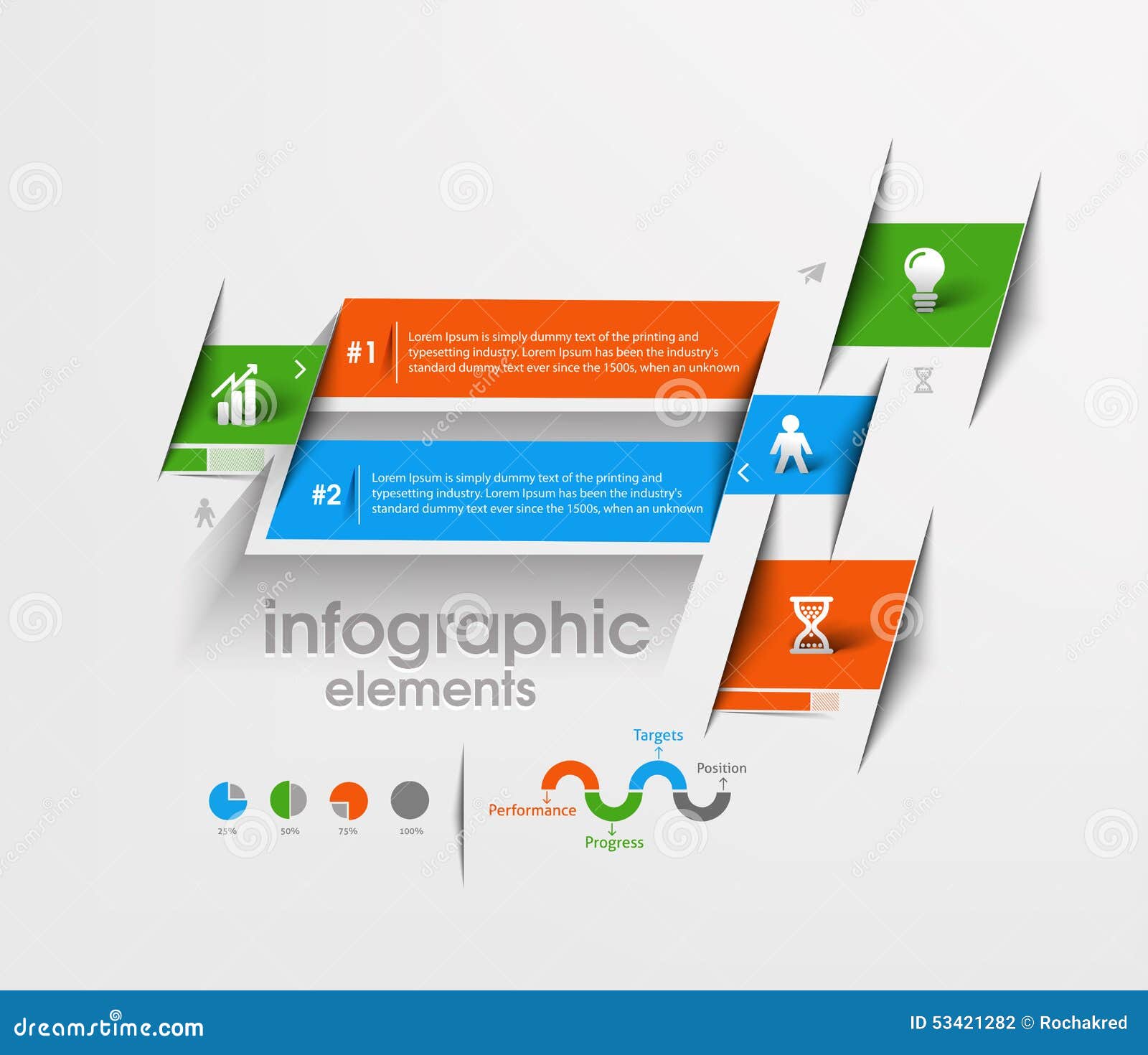 Business Infographic Background Stock Vector - Illustration of abstract ...