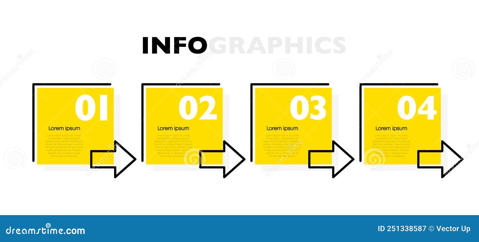 Business Infographic, Data Visualization. Square Frame. Simple ...