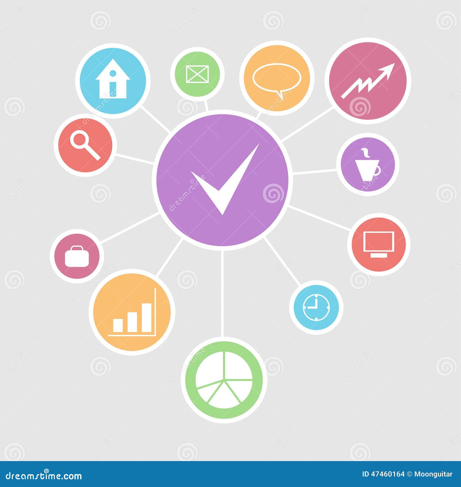 Business Infographic Design for Office Concept of Stock Vector ...