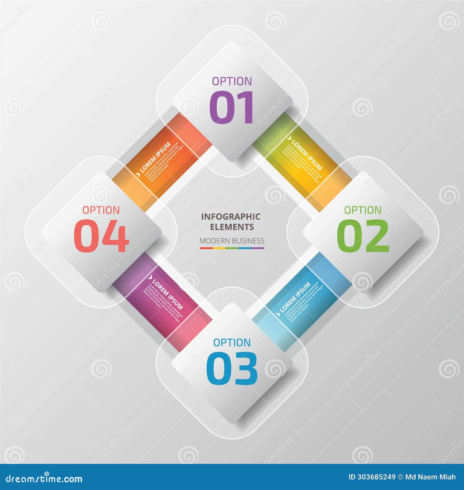 3D Pie Chart In Four Growth Steps For Business Infographics. Stock ...