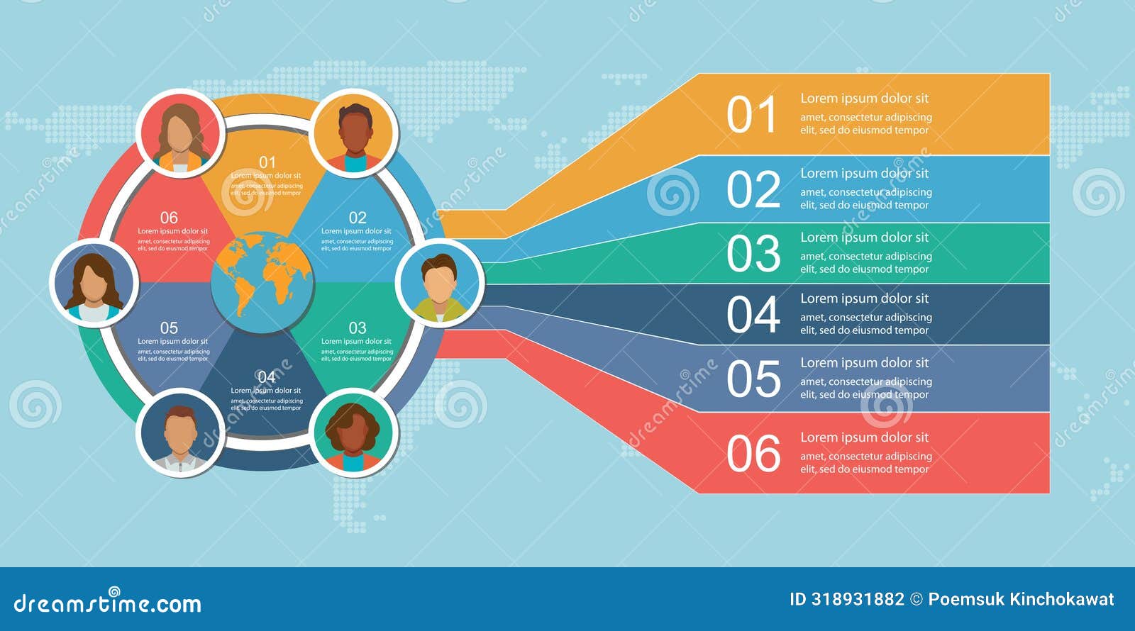 Circular Scheme Chart Vector Illustration | CartoonDealer.com #90168786